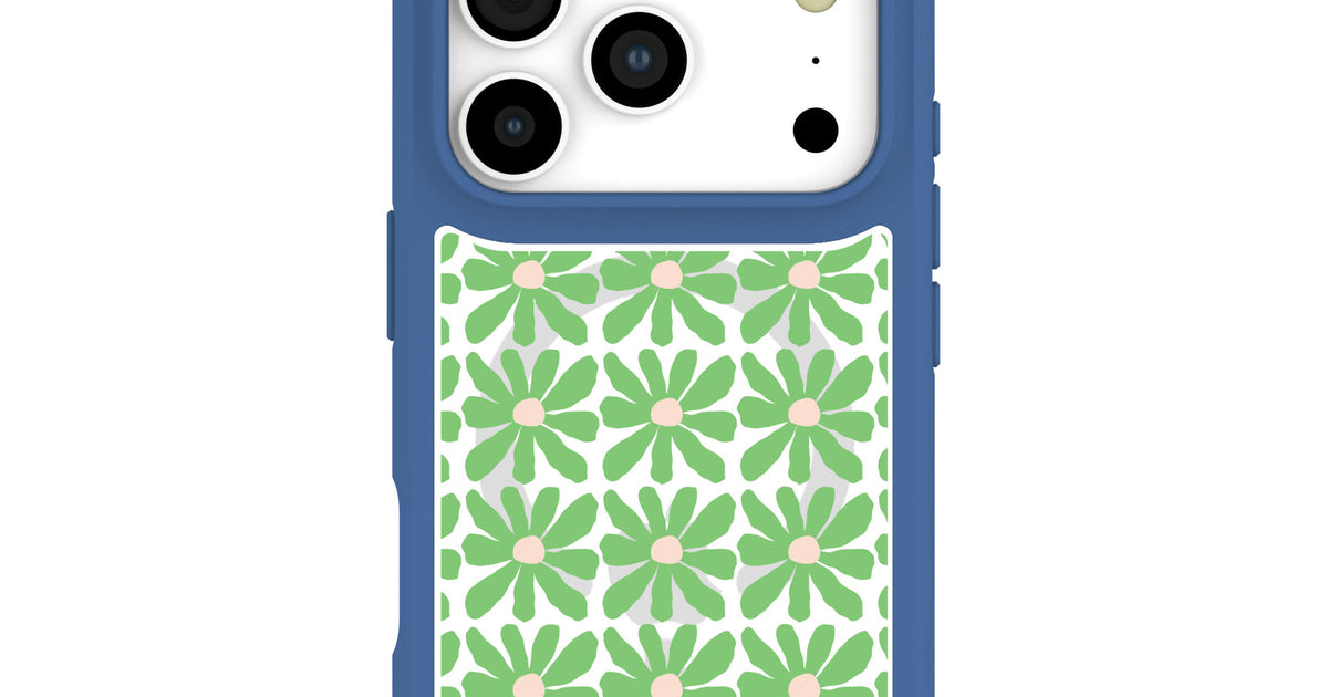 Clear Flower Child iPhone 17 Pro Case With True Blue Ridge (MagSafe in ...