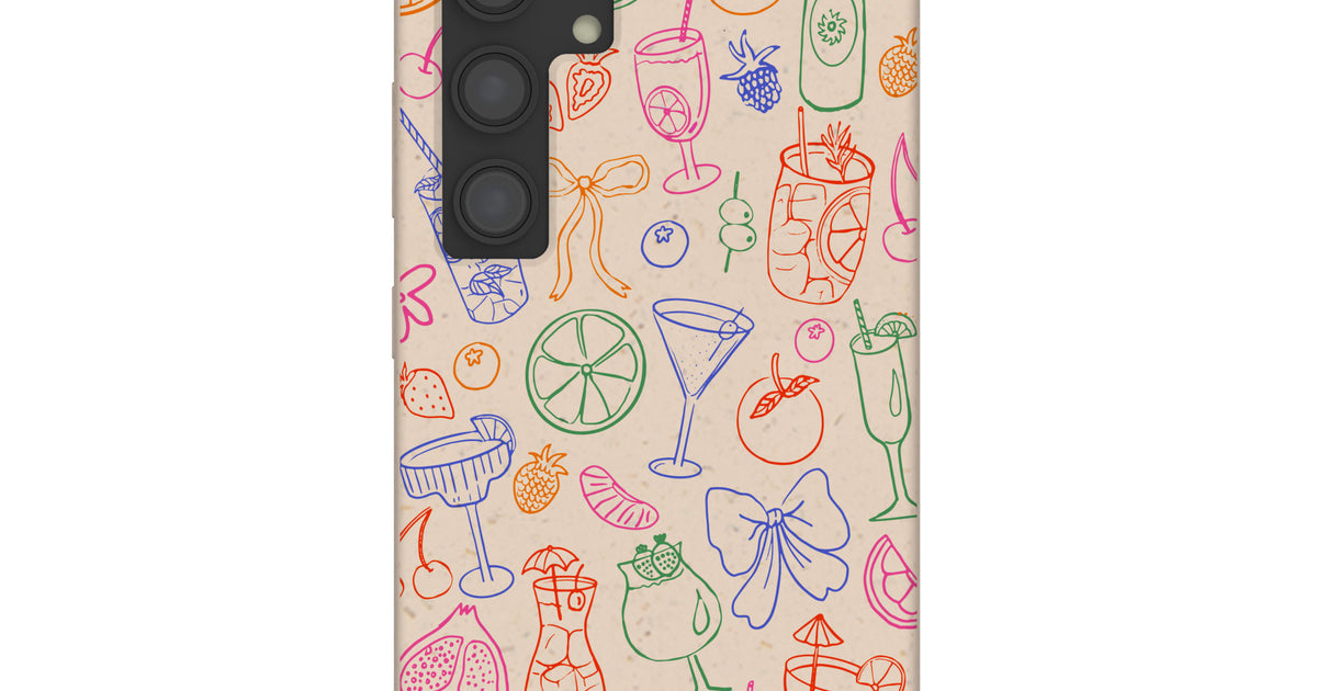 Seashell Happy Hour Samsung Galaxy S24 Case – Pela Case