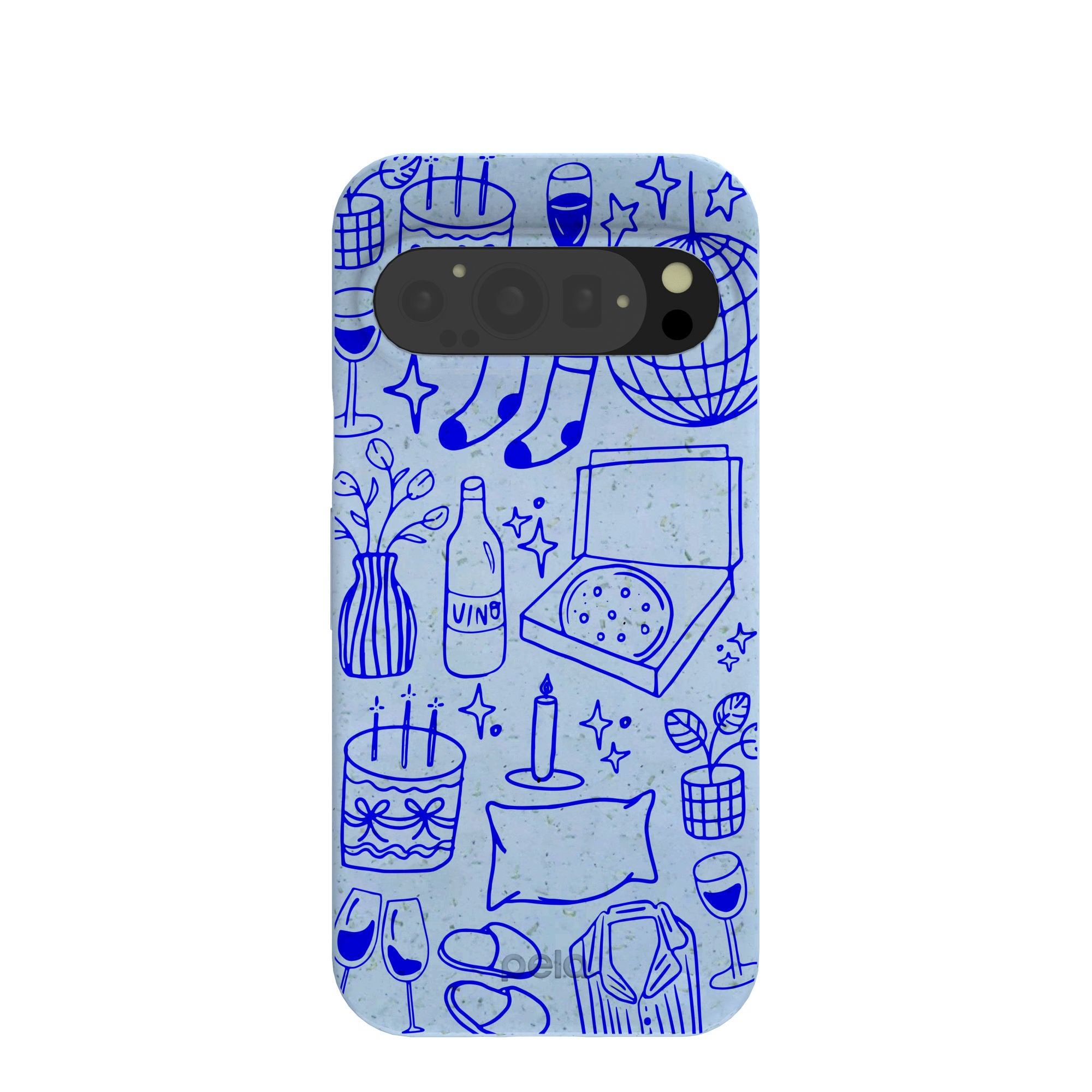 Powder Blue Home for Midnight Google Pixel 9/9 Pro Case – Pela Case
