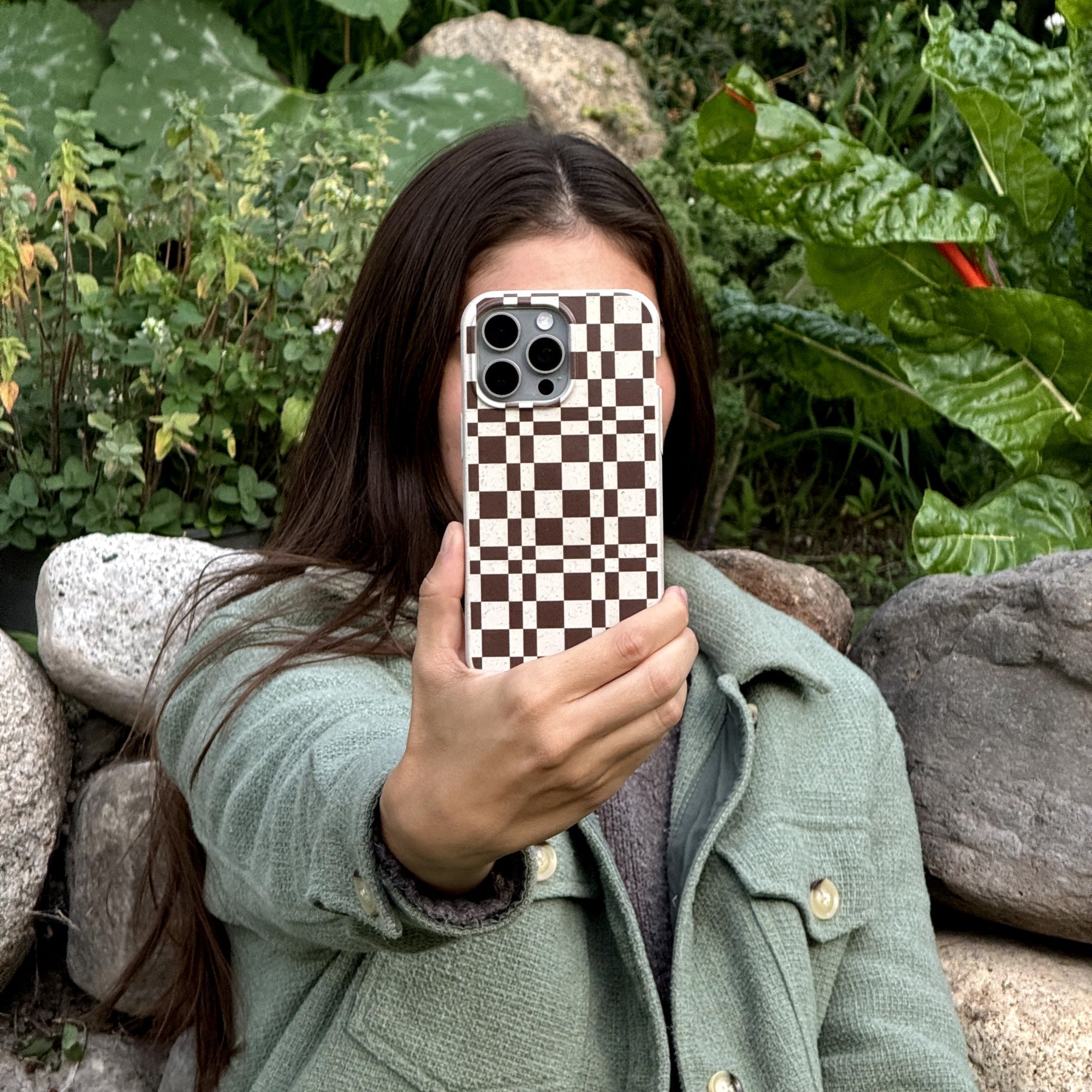 London Fog Chestnut Checkers iPhone 12/ iPhone 12 Pro Case – Pela Case