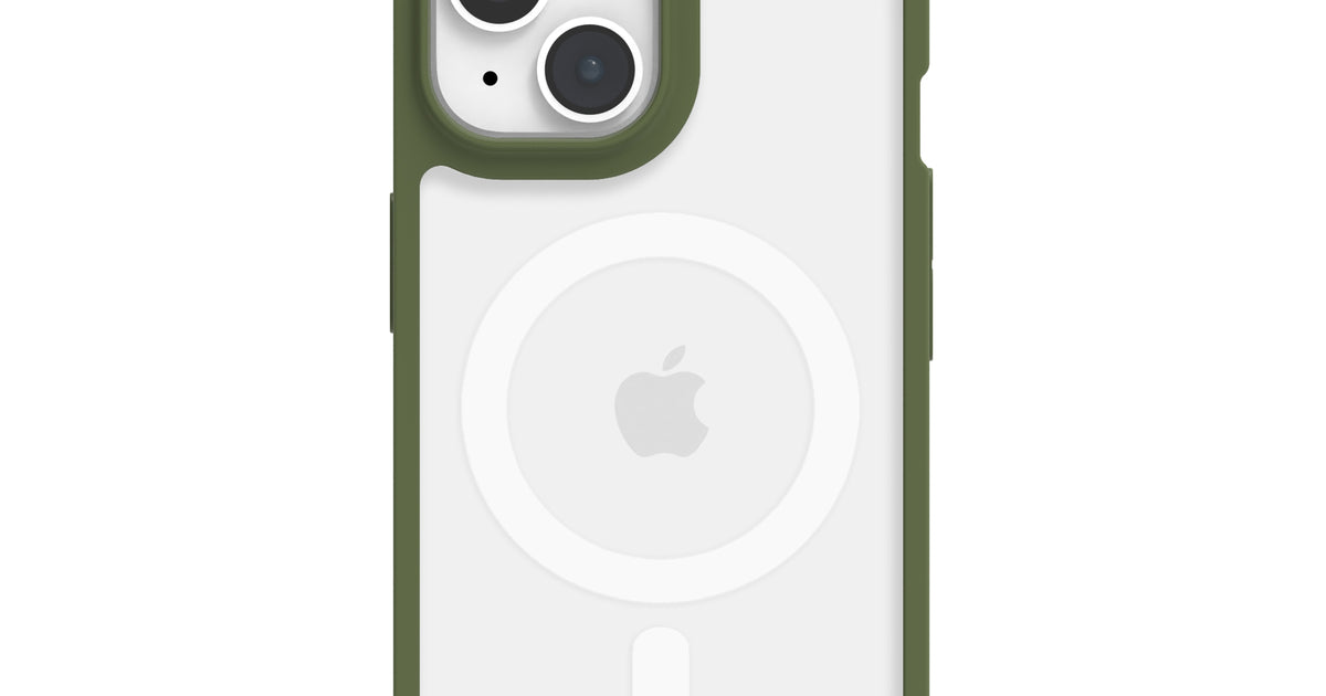 Clear iPhone 15 Case with Forest Floor Ridge (MagSafe Included) – Pela Case