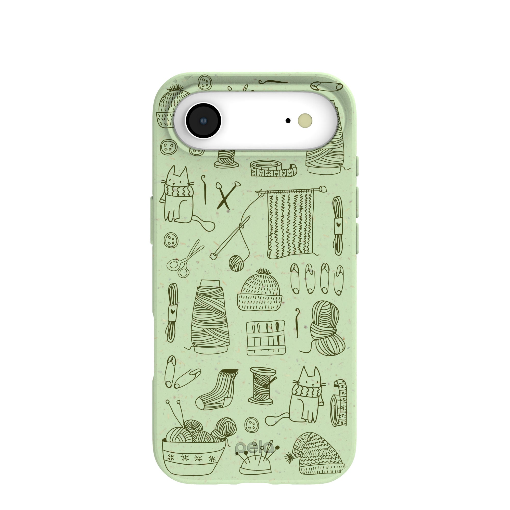 Sage Green Knit Nook iPhone Air Case – Pela Case