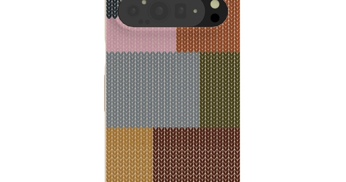 London Fog Knitted Patchwork Google Pixel 9 Pro XL Case – Pela Case