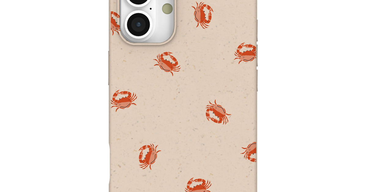 Seashell Lil Crabby iPhone 16 Plus Case – Pela Case