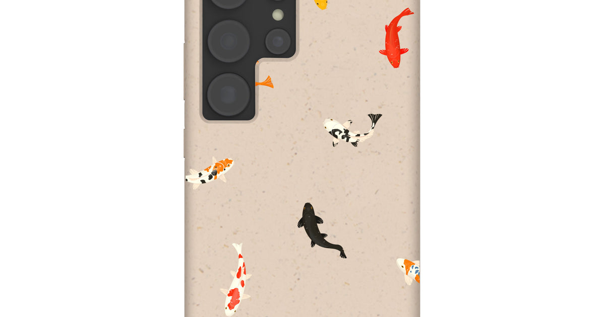 Seashell Lil Koi Samsung Galaxy S24 Ultra Case – Pela Case