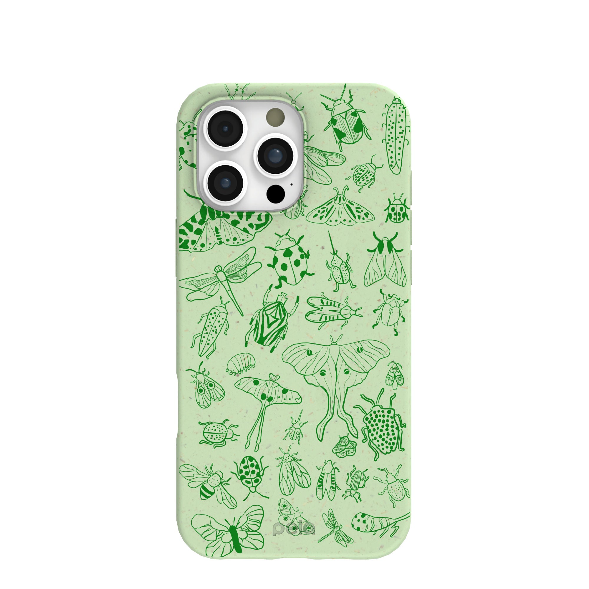 Sage Green Linear Entomology iPhone 16 Pro Max Case – Pela Case