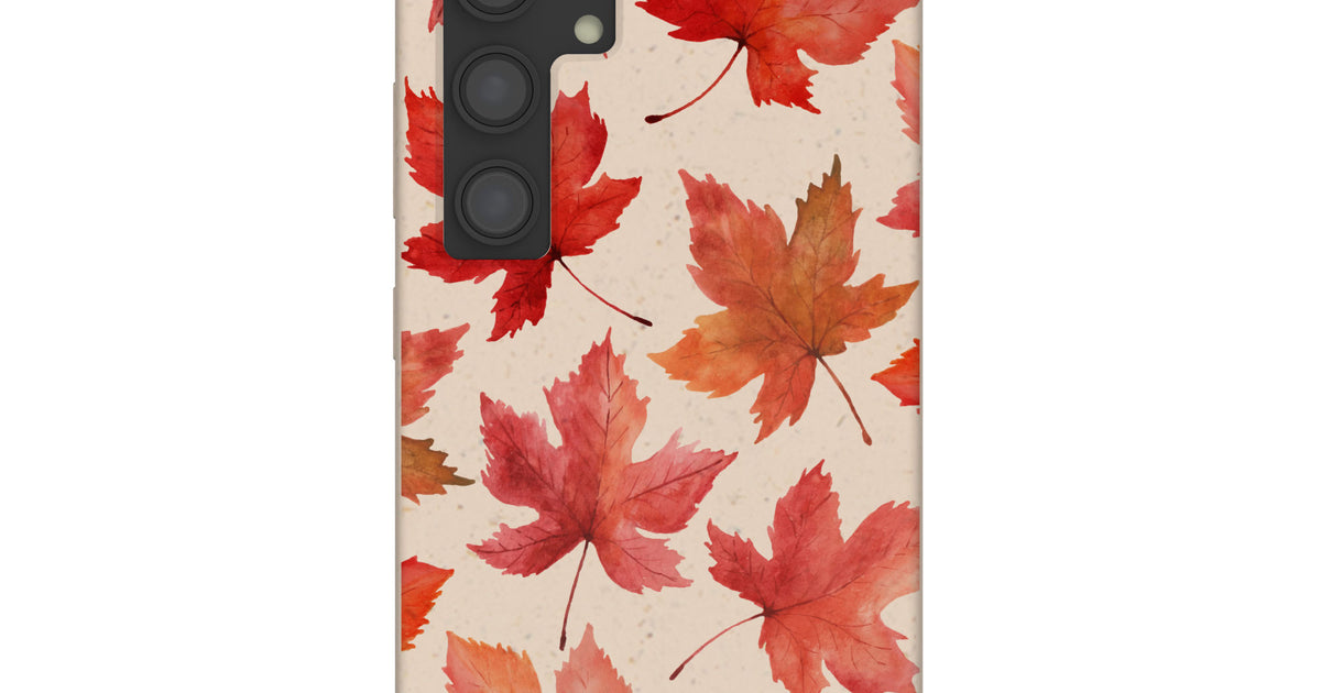 Seashell Maple Leaf Samsung Galaxy S24 Case – Pela Case