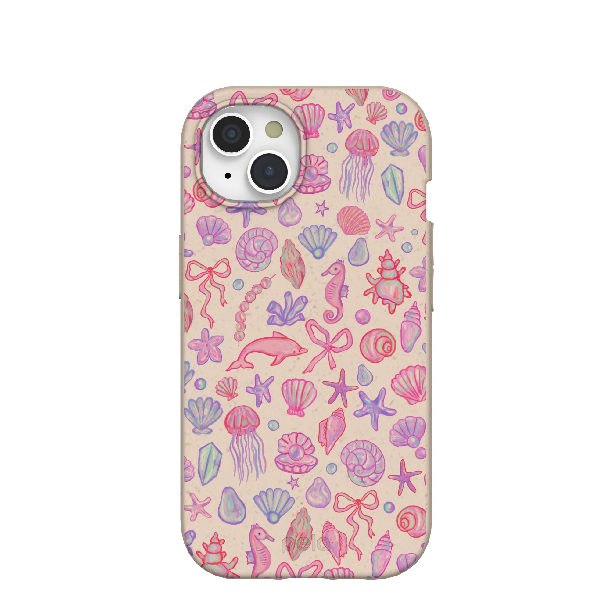 Seashell Mermaid Dreams iPhone 15 Case – Pela Case