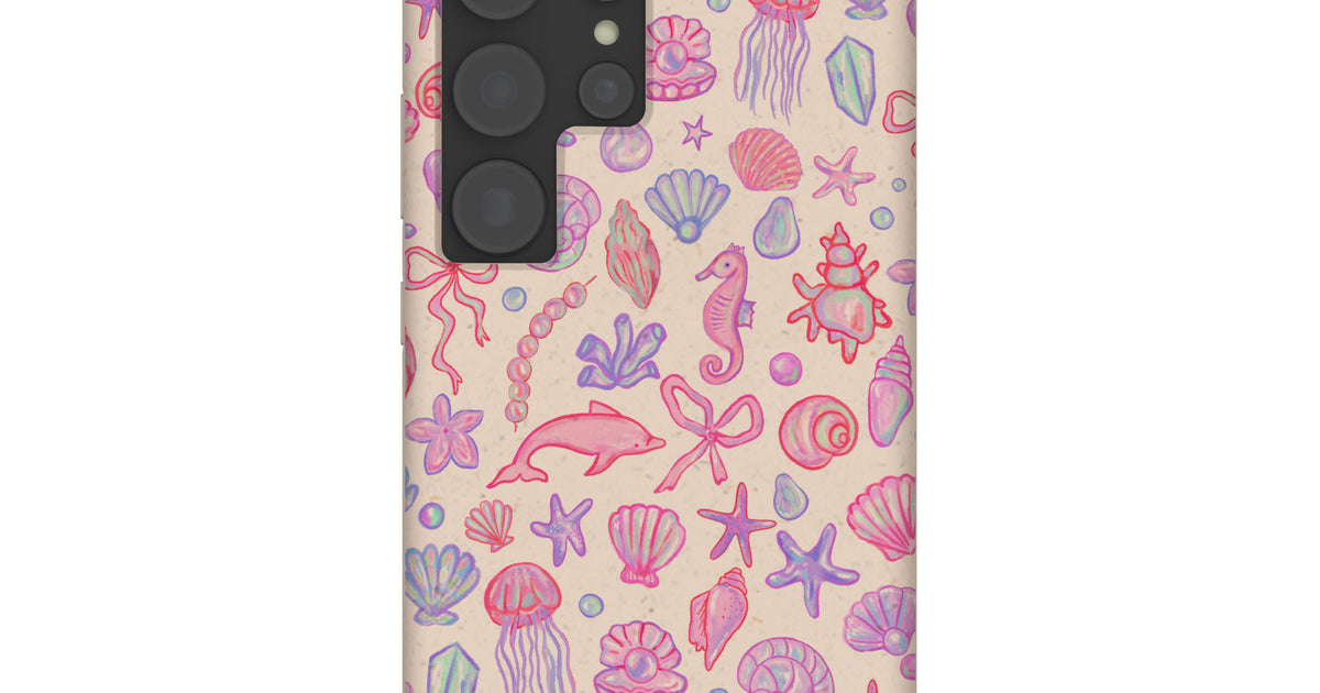 Seashell Mermaid Dreams Samsung Galaxy S24 Ultra Case – Pela Case