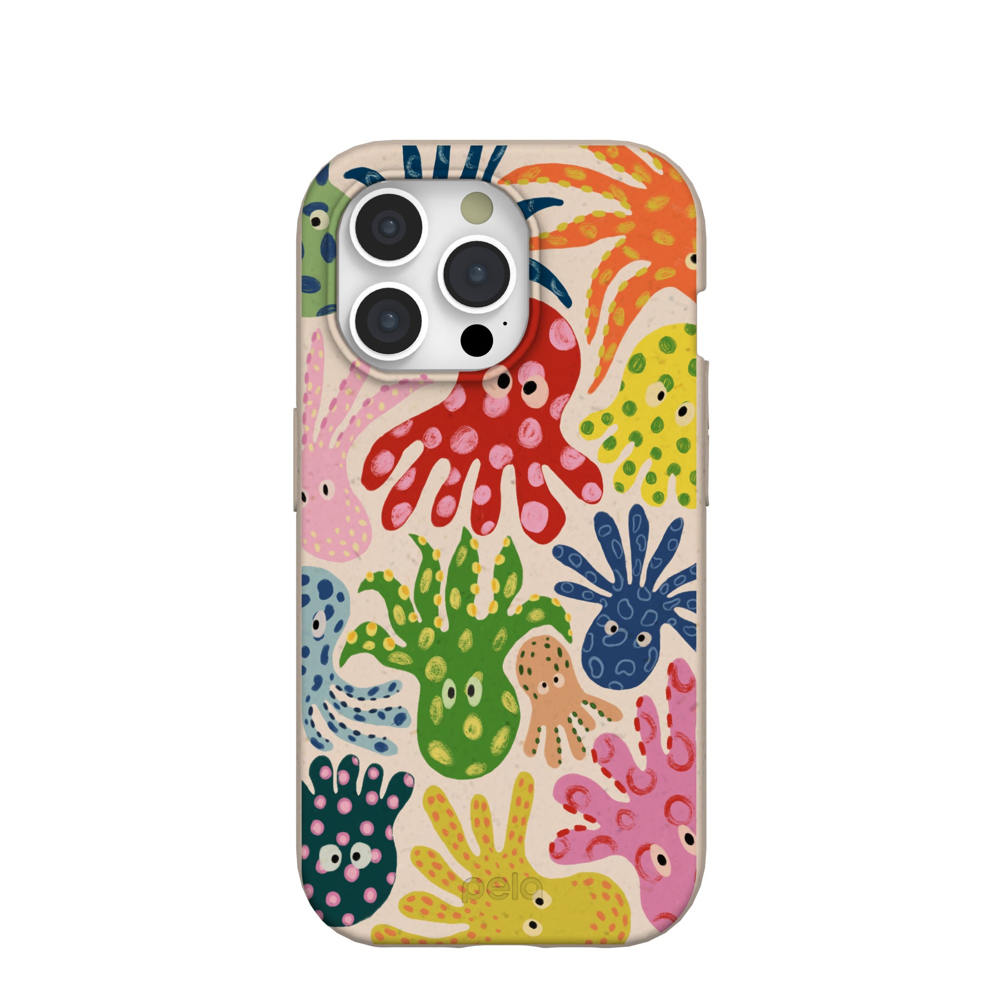 Seashell Octopi iPhone 15 Pro Case – Pela Case