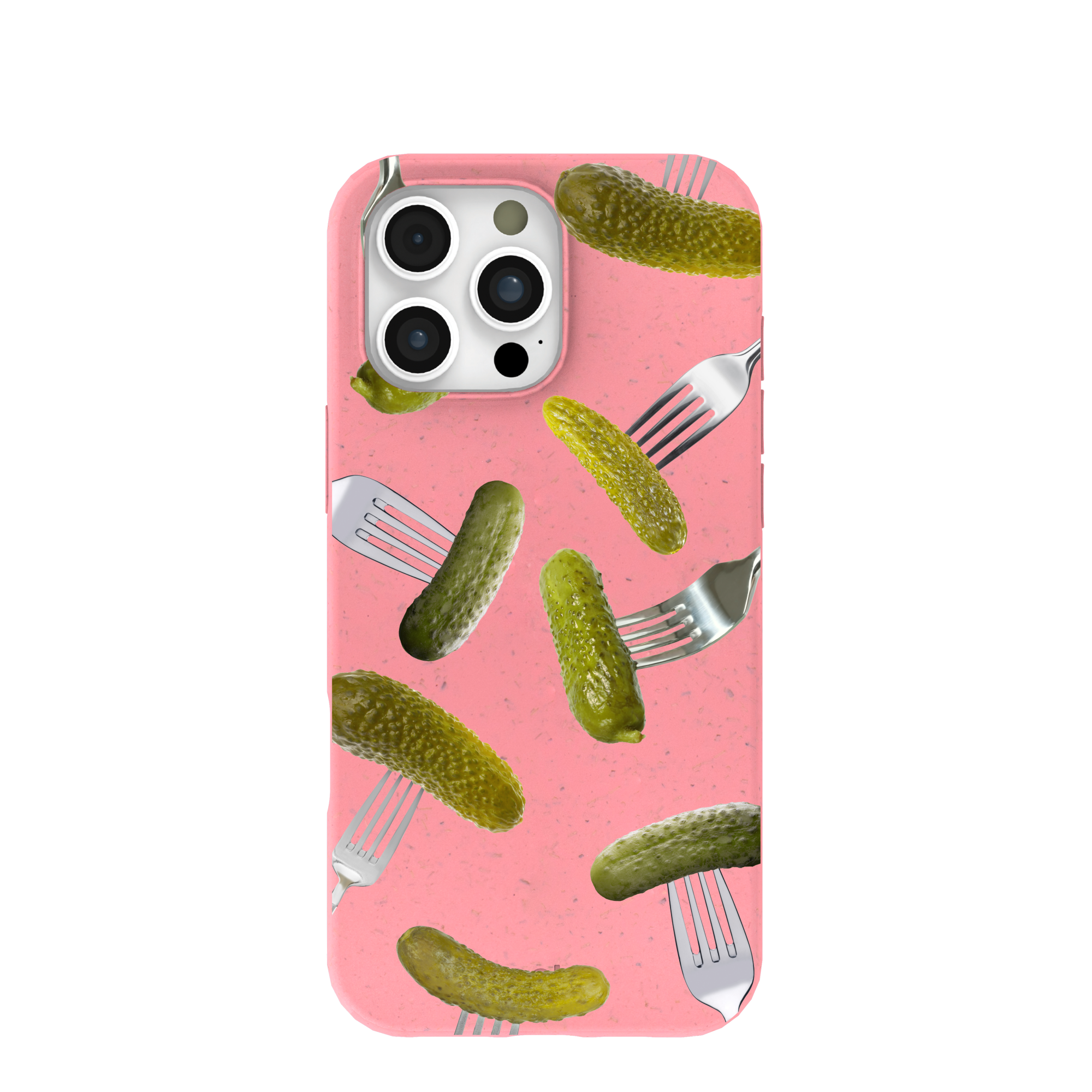 Bubblegum Pink Pickle Party iPhone 16 Pro Max Case – Pela Case