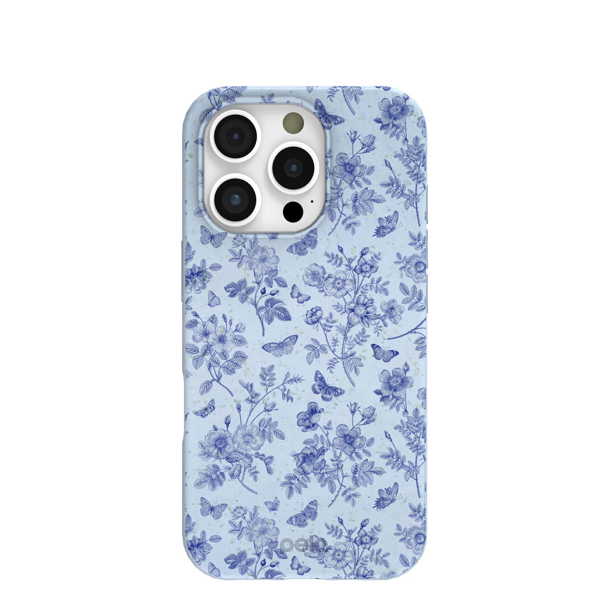 Powder Blue Porcelain iPhone 16 Pro Case – Pela Case