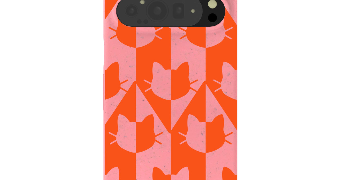 Bubblegum Pink Purr Google Pixel 9 Pro XL Case – Pela Case