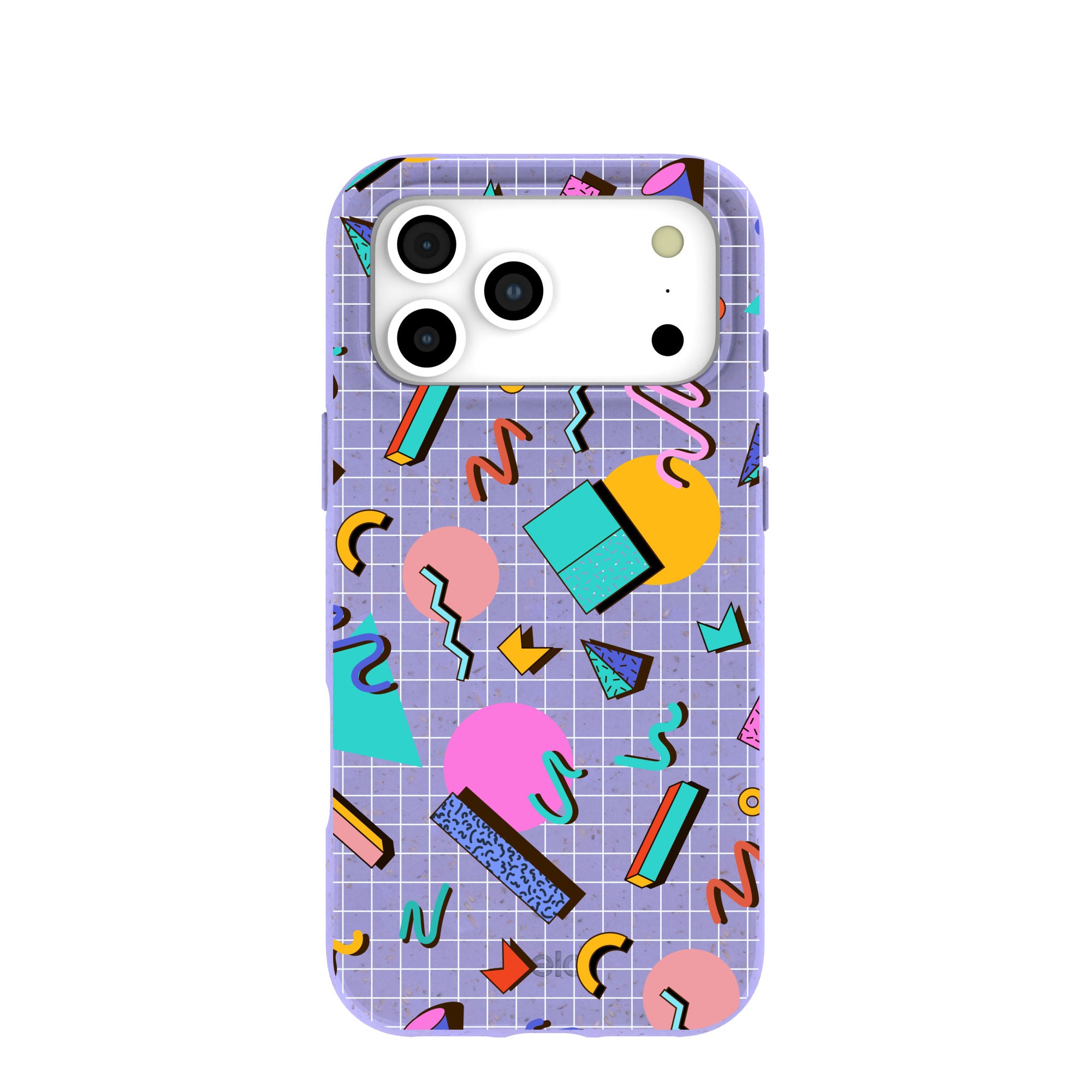 Lavender Retro Grid iPhone 17 Pro Max Case – Pela Case