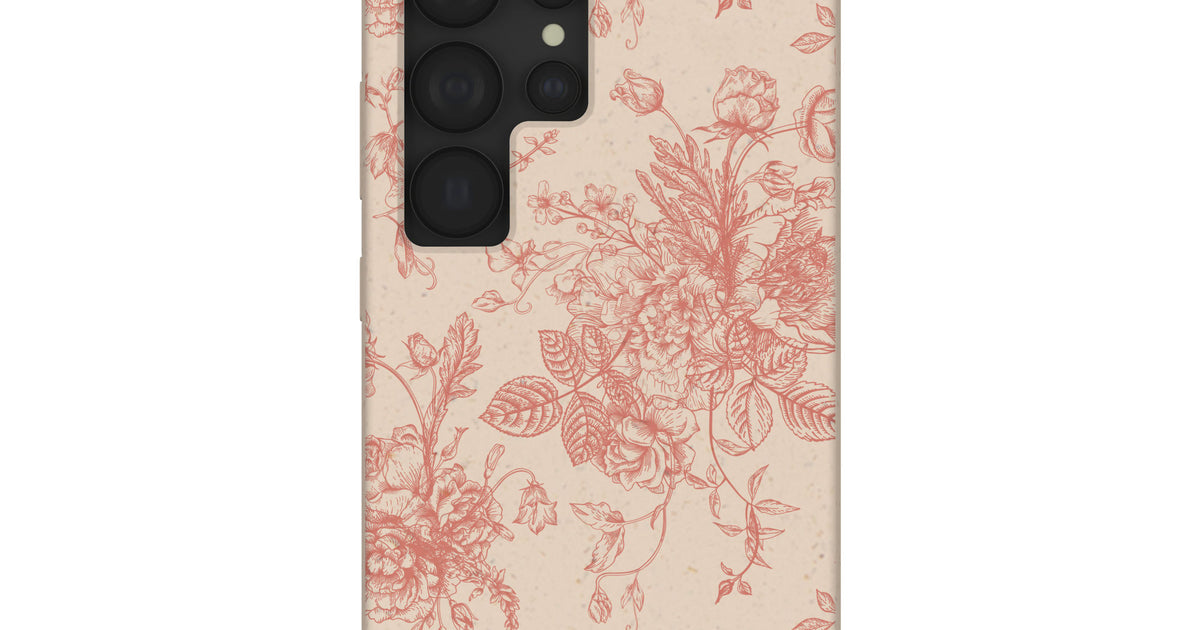 Seashell Rococo Bouquets Samsung Galaxy S25 Ultra Case – Pela Case