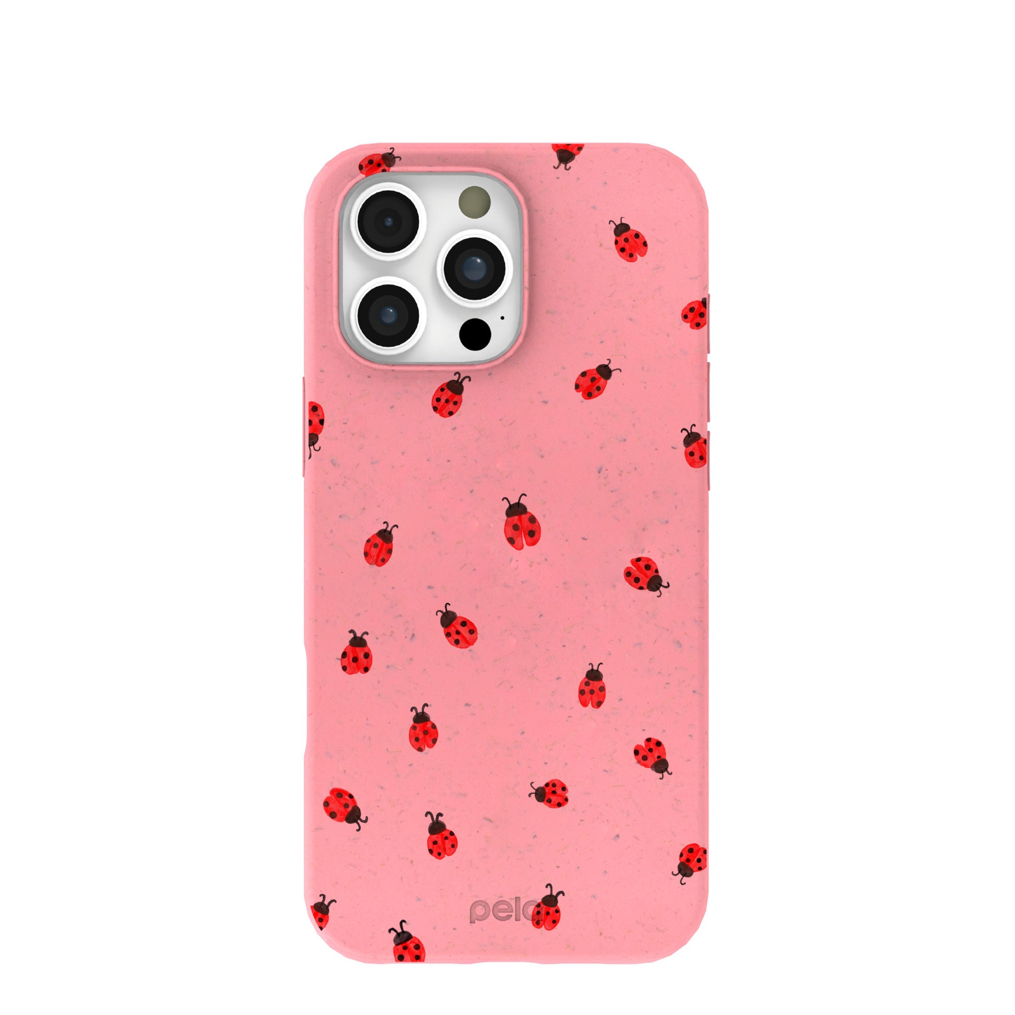 Bubblegum Pink Rosy Ladybug iPhone 16 Pro Max Case – Pela Case