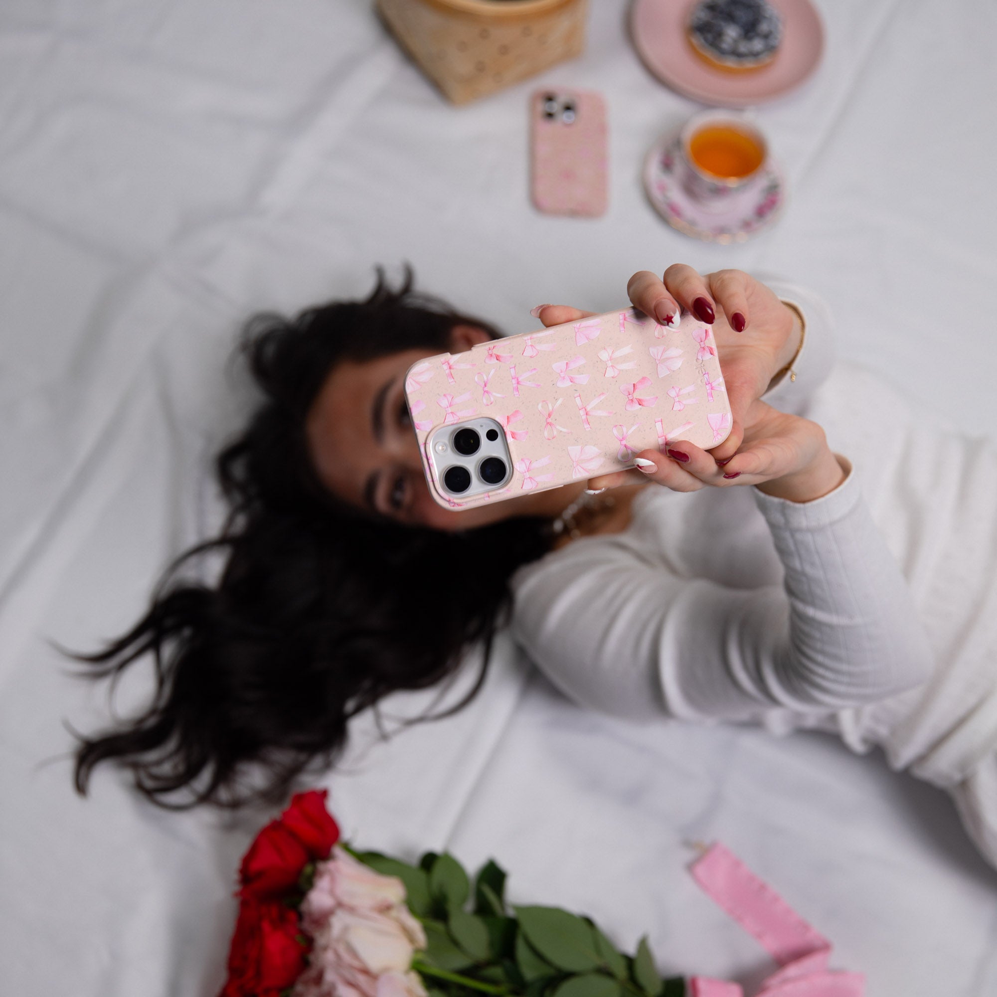 Seashell Rosy Bows Google Pixel 10 Pro XL Case – Pela Case