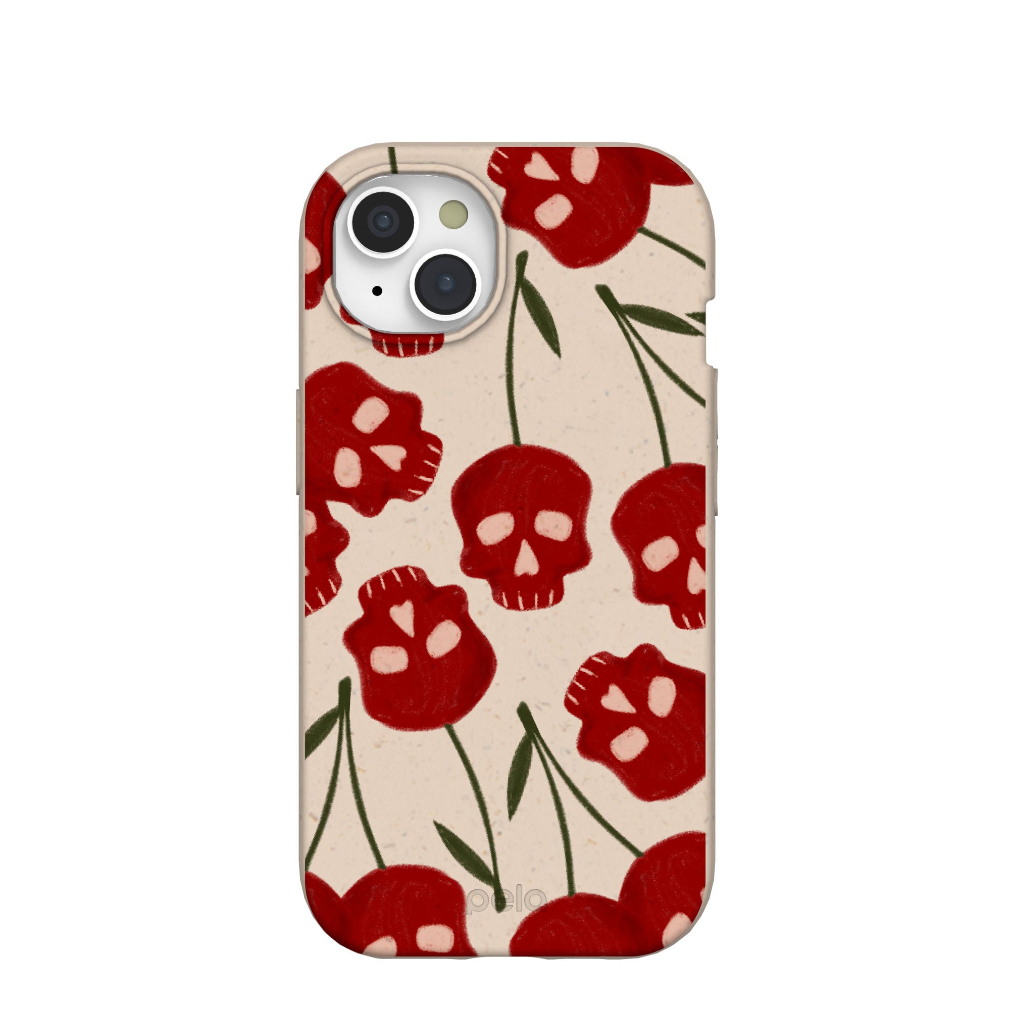 Seashell Scary Cherry iPhone 15 Case – Pela Case