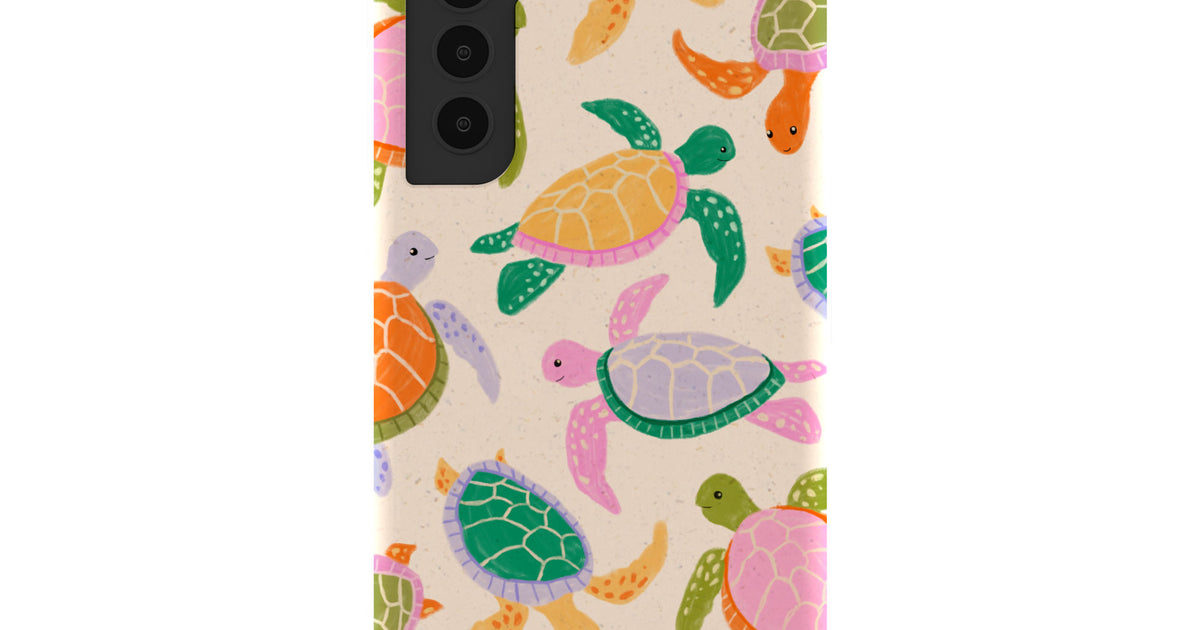 Seashell Sea Turtle Party Samsung Galaxy S21 Case – Pela Case