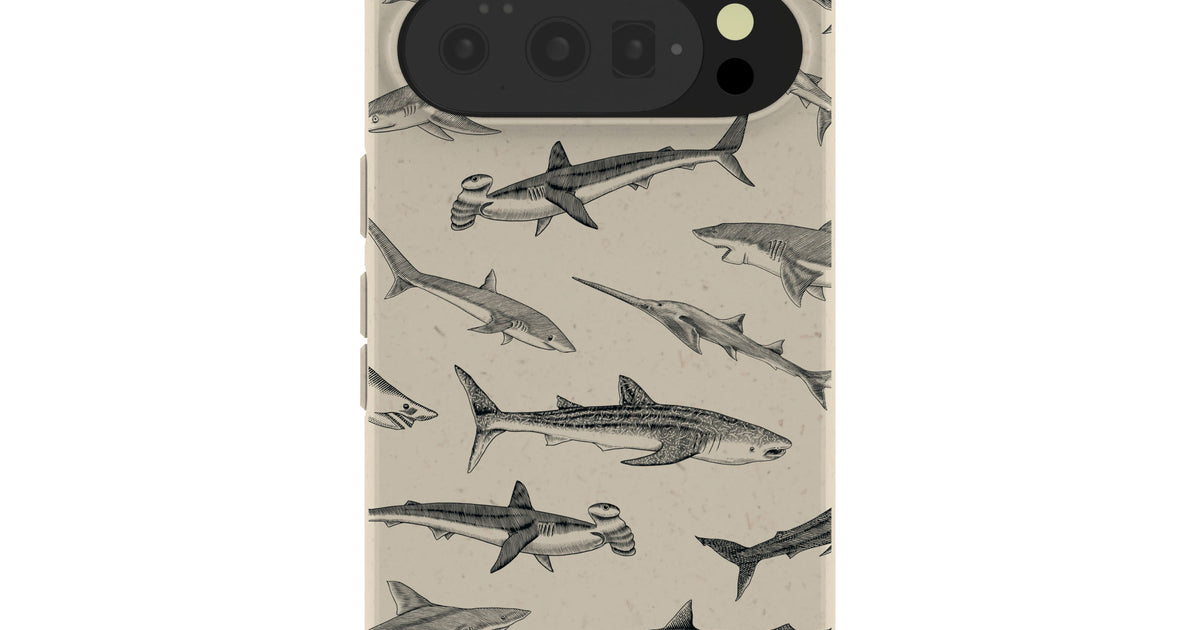 London Fog Shark World Google Pixel 10/10 Pro Case – Pela Case