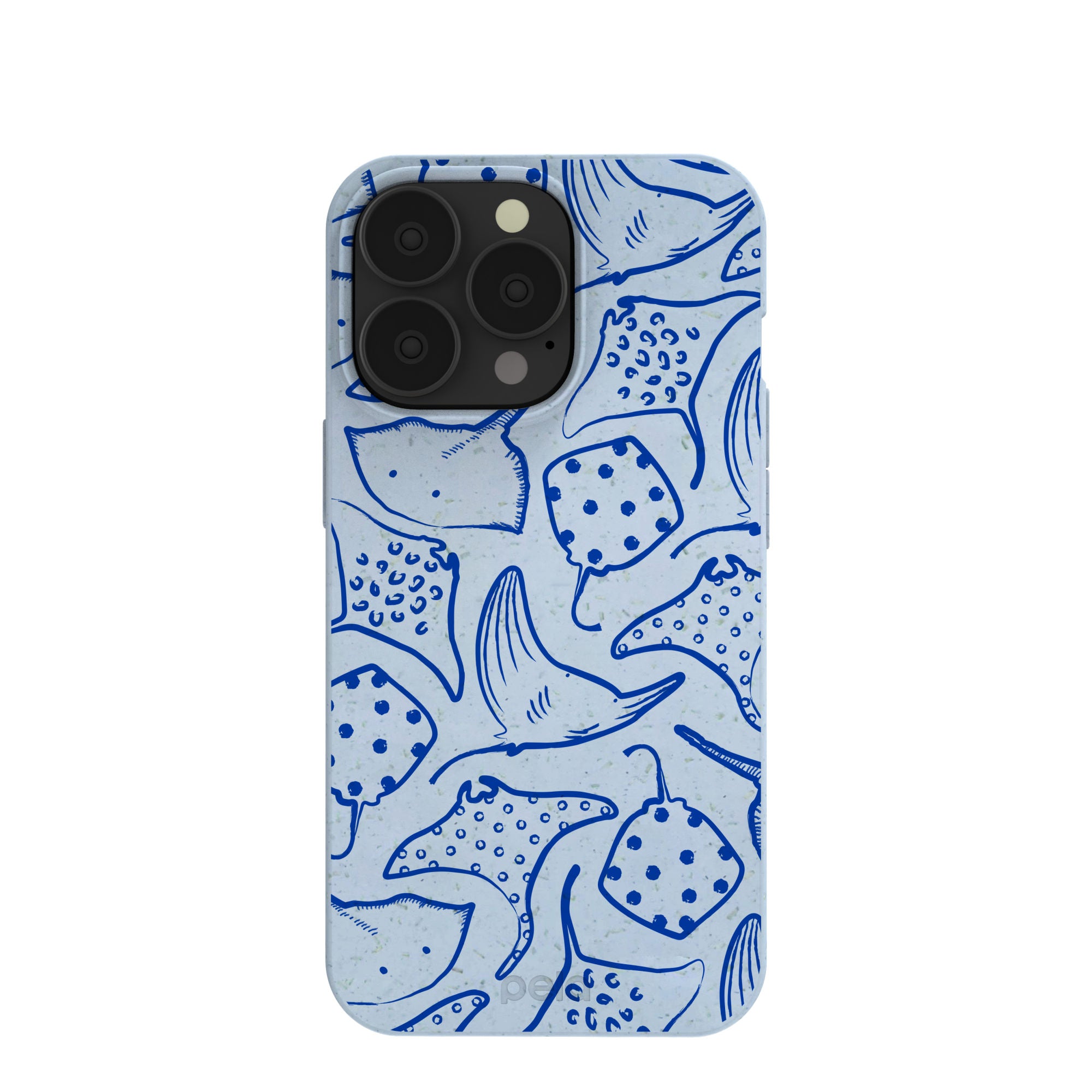 Powder Blue Stingray Fever iPhone 13 Pro Case – Pela Case