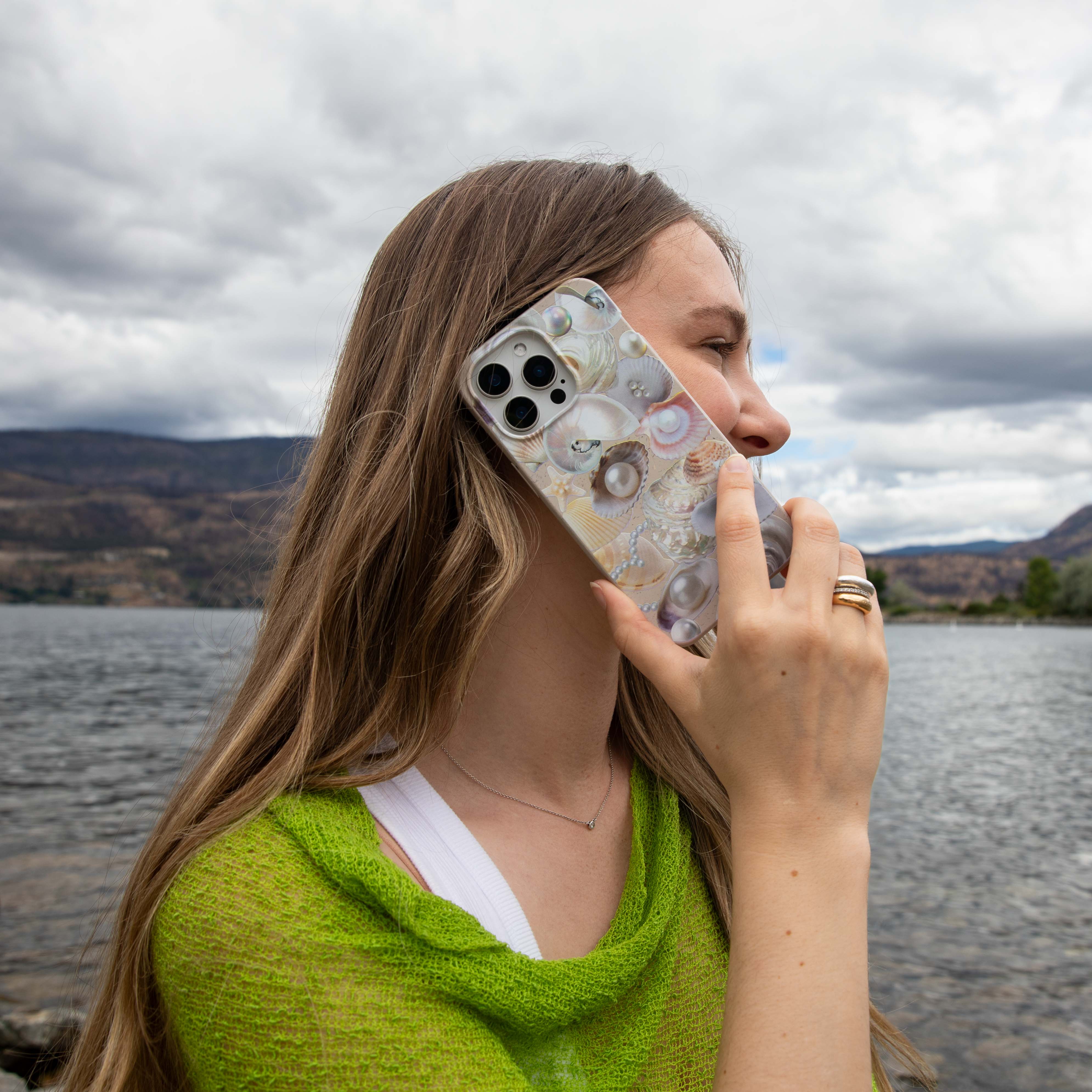 London Fog Sea Gems iPhone Air Case – Pela Case