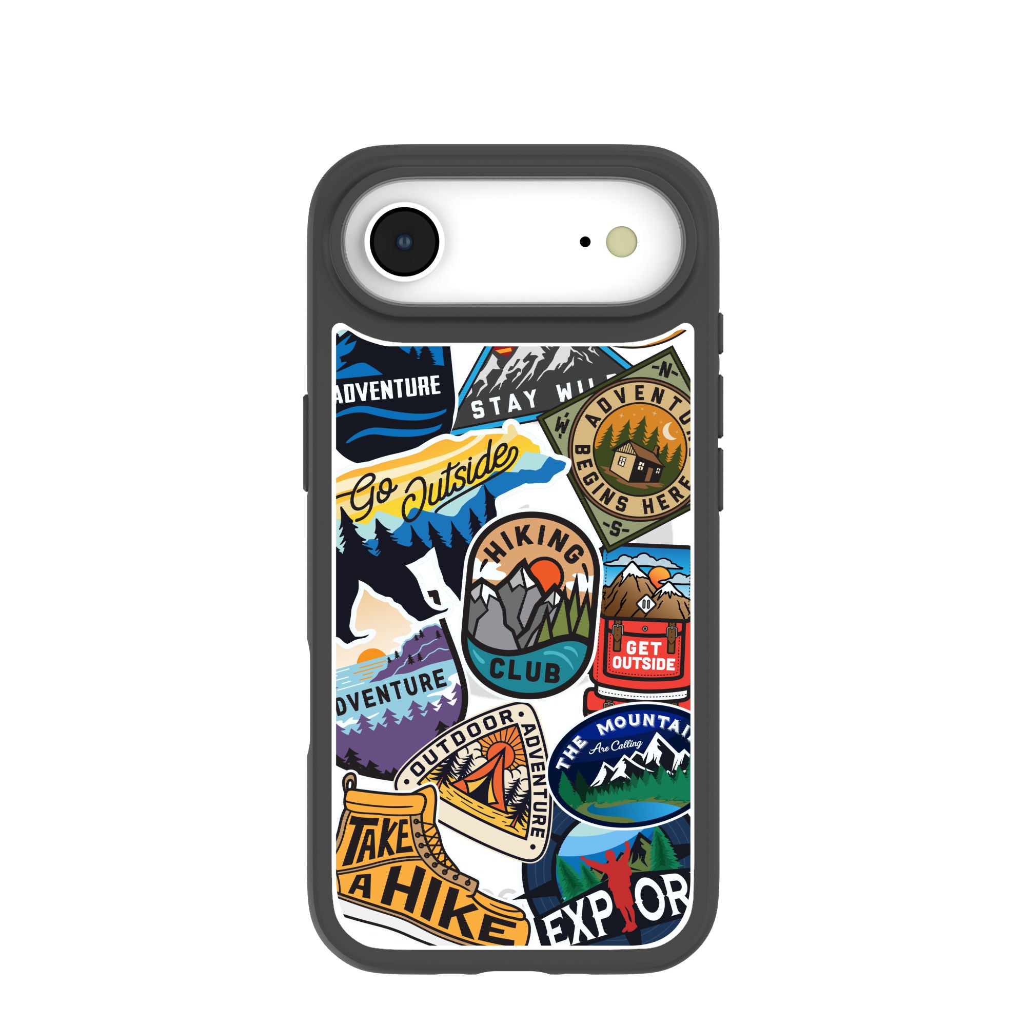 Clear Trail Stickers iPhone Air Case With Noir Ridge (MagSafe included ...