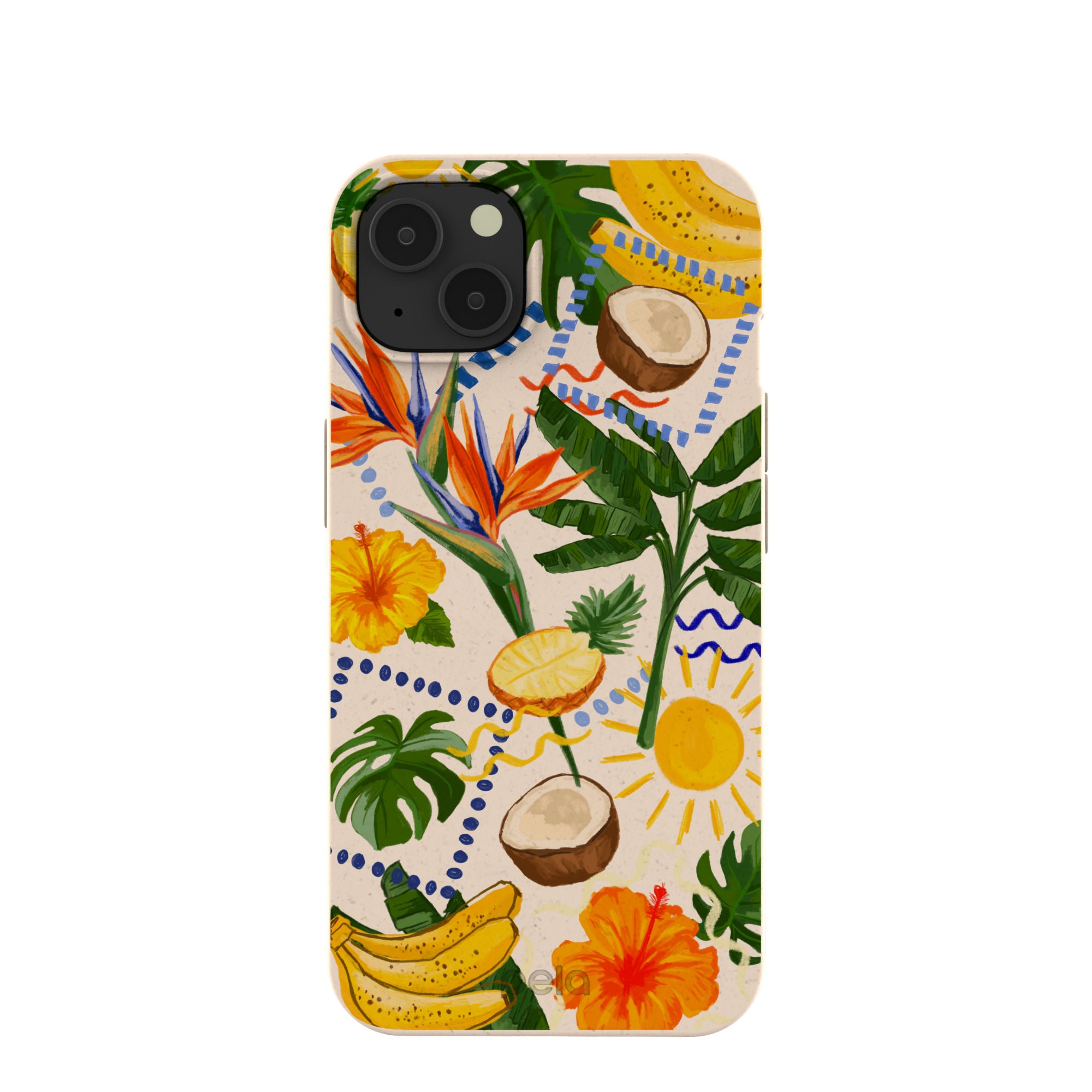 Seashell Tropics iPhone 13 Case – Pela Case