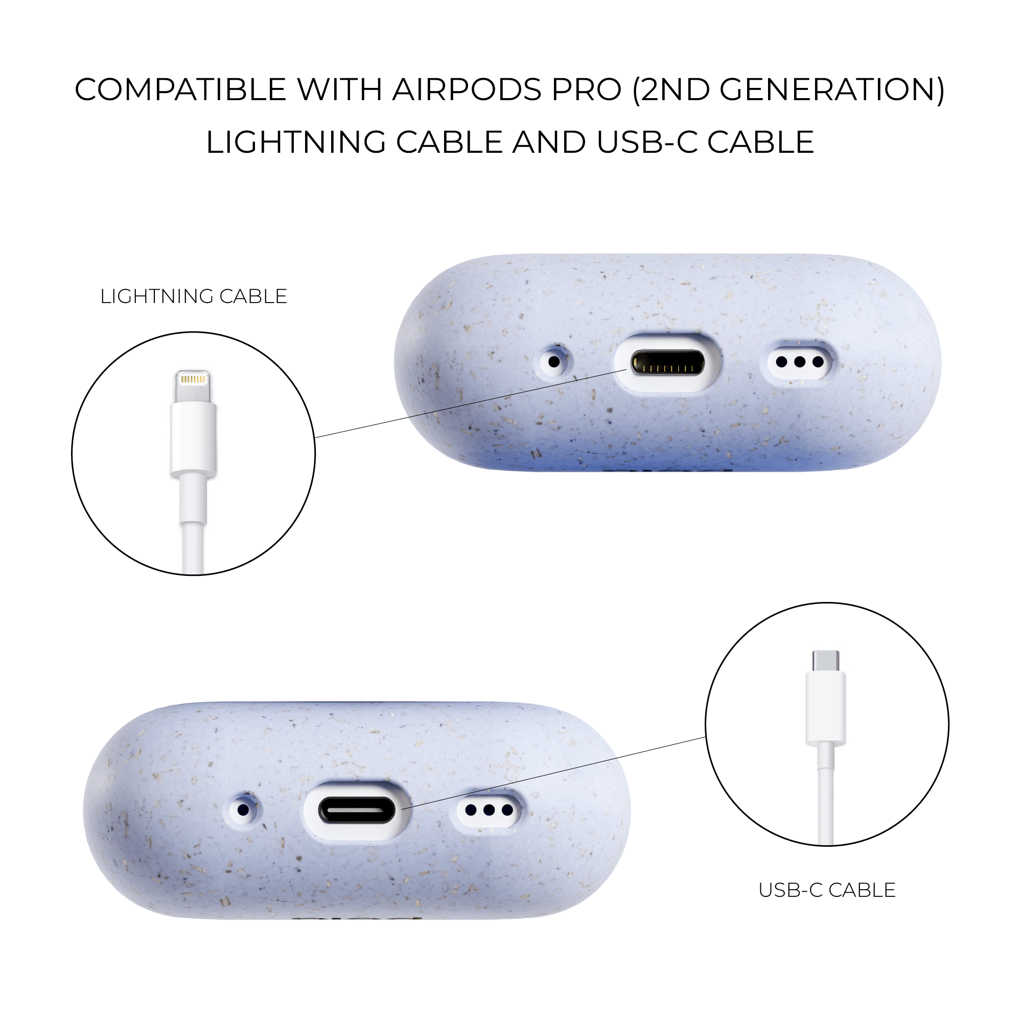 Stormy Blue AirPods Pro 2 Case – Pela Case
