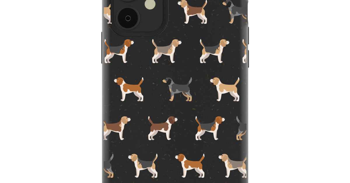 Black Beagle Buds iPhone 11 Case – Pela Case
