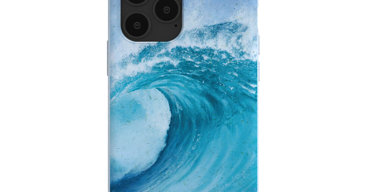 Powder Blue Big Wave iPhone 11 Pro Case – Pela Case