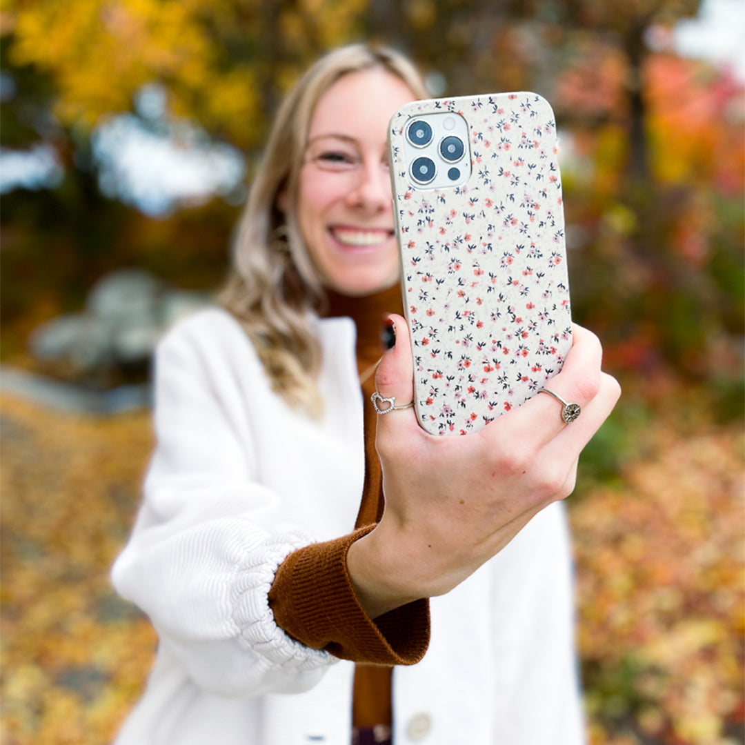 London Fog Dainty Flowers iPhone 12 Pro Max Case – Pela Case