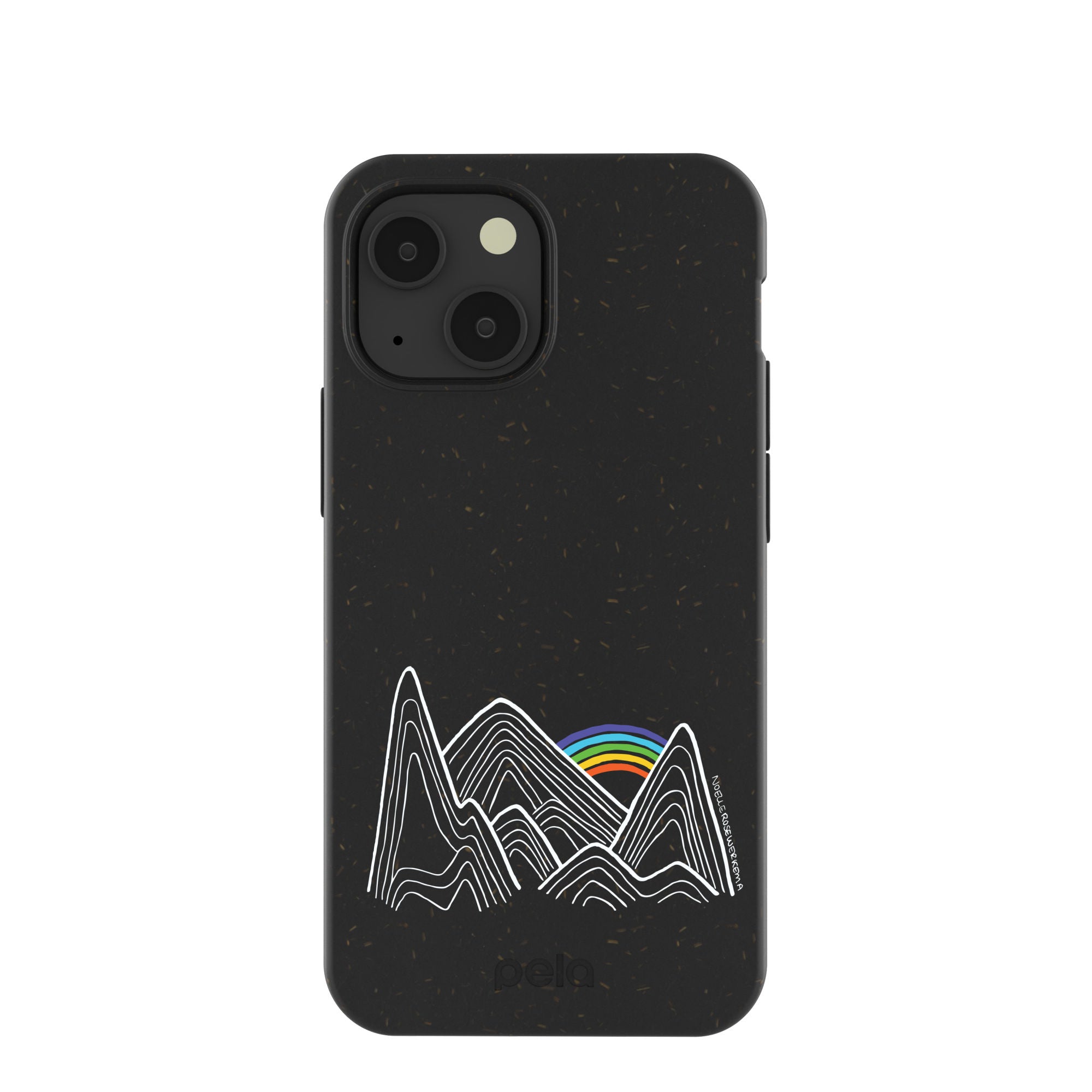 Black Elevation iPhone 13 Mini Case – Pela Case