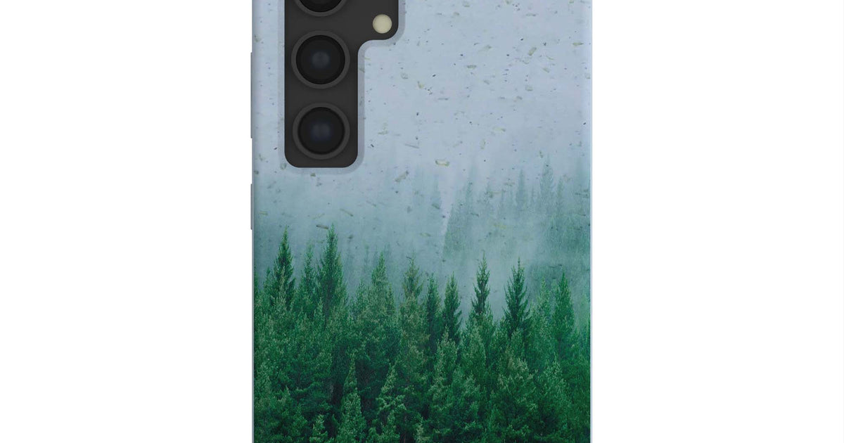 Powder Blue Forest Mist Samsung Galaxy S24 Case – Pela Case