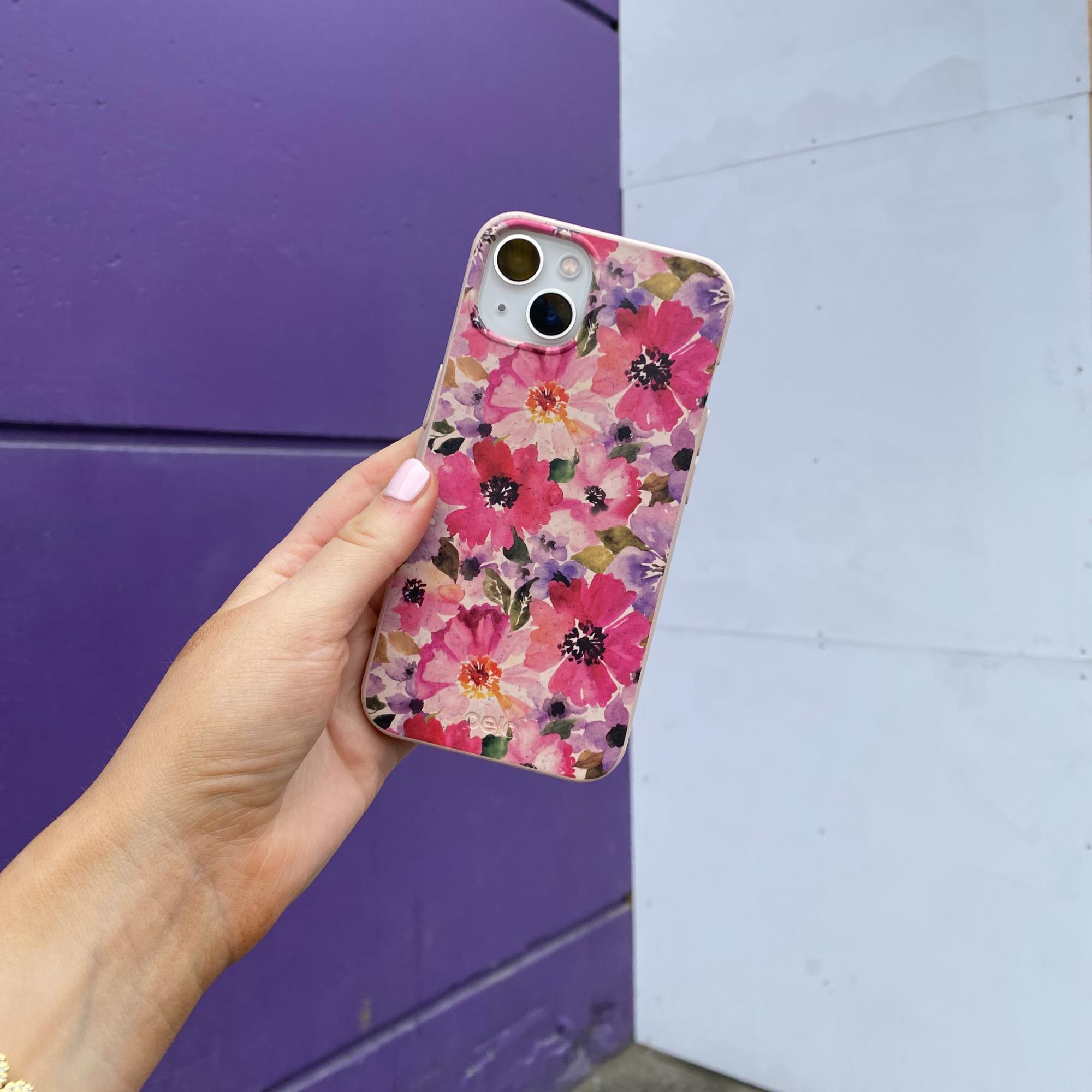 Seashell Painted Petals iPhone 13 Pro Case – Pela Case