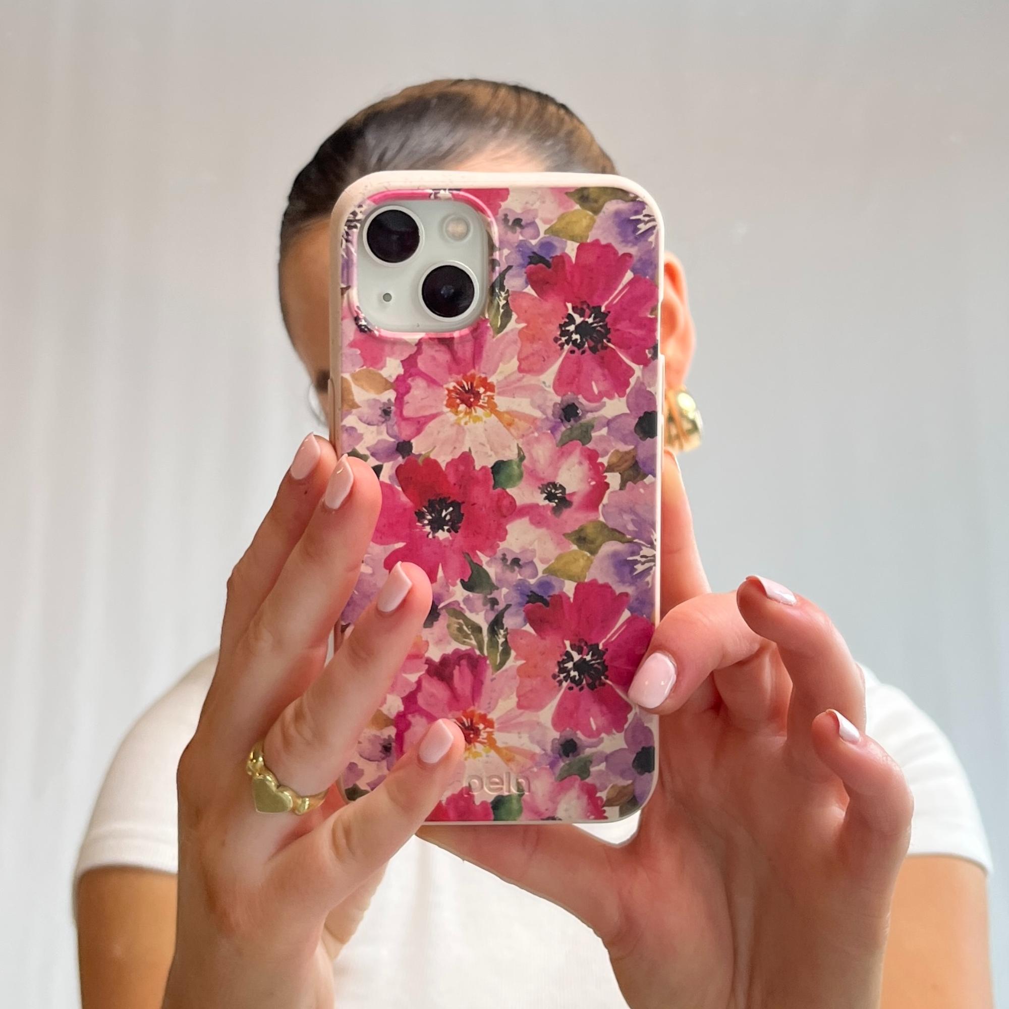 Seashell Painted Petals iPhone 13 Pro Case – Pela Case