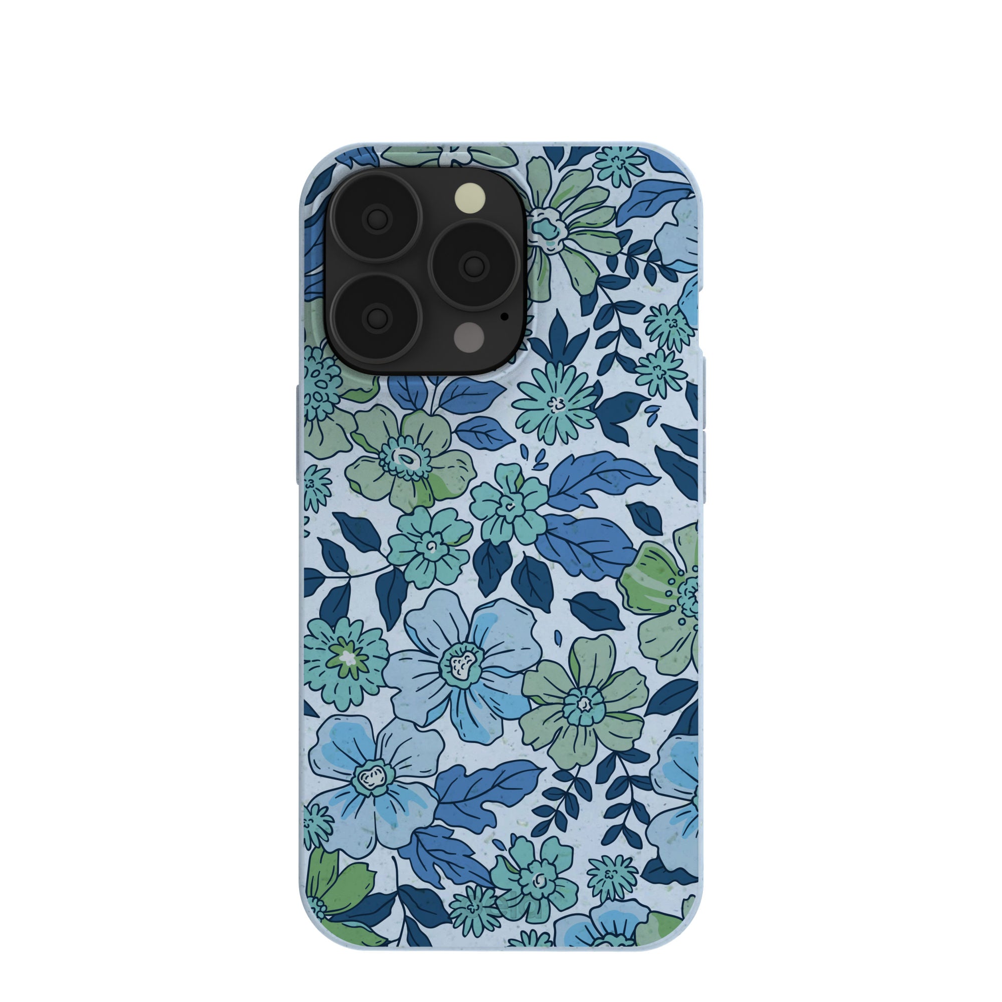 Powder Blue Liberty Florals iPhone 13 Pro Case – Pela Case