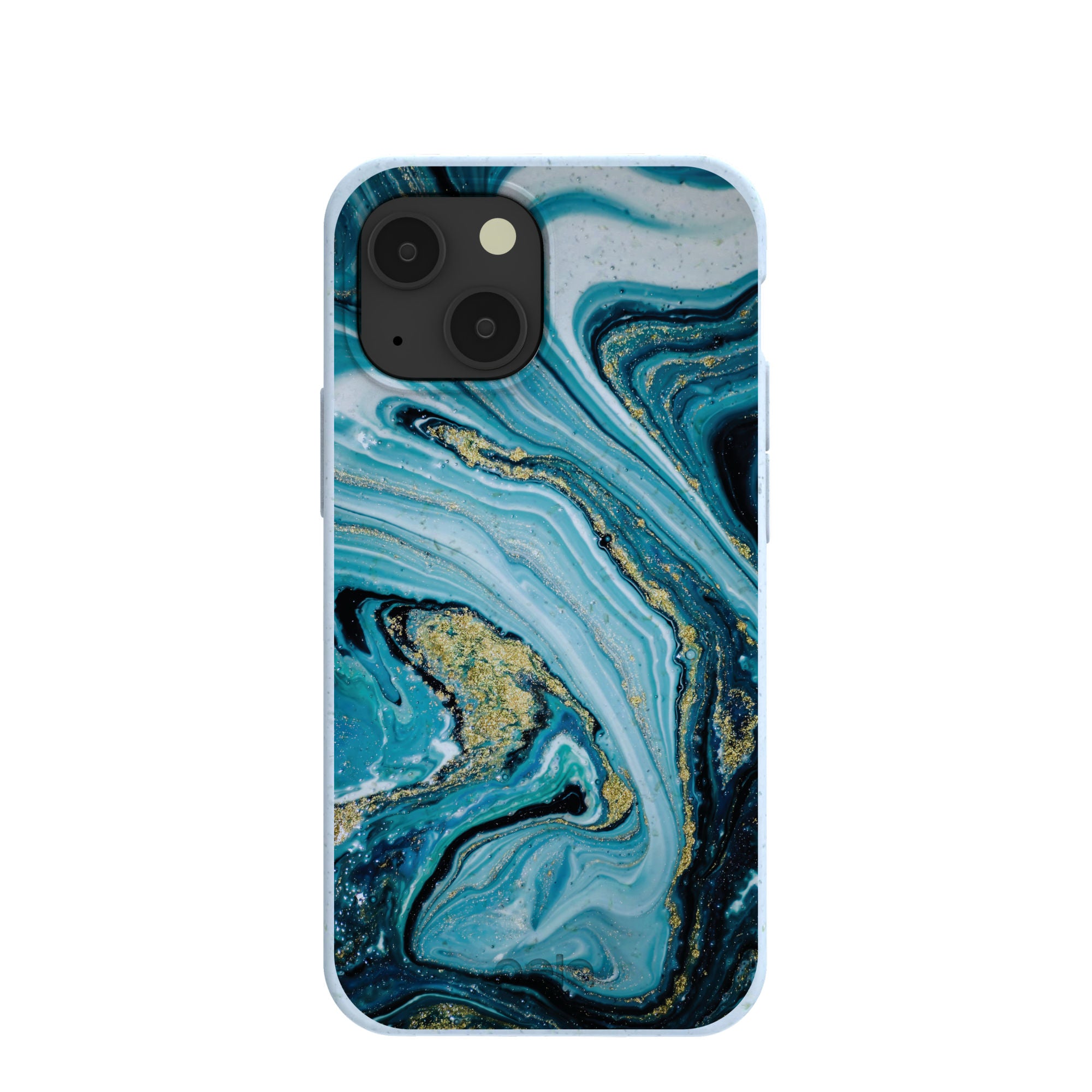 Powder Blue Marble iPhone 13 Mini Case – Pela Case