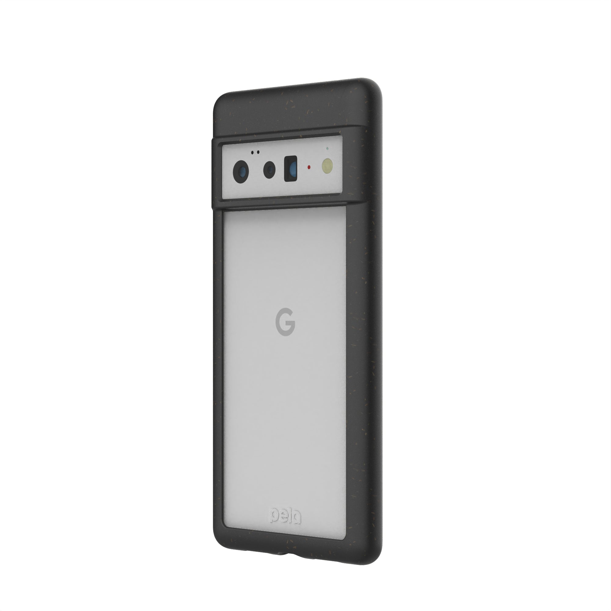 Clear Google Pixel 6 Pro Case with Black Ridge – Pela Case