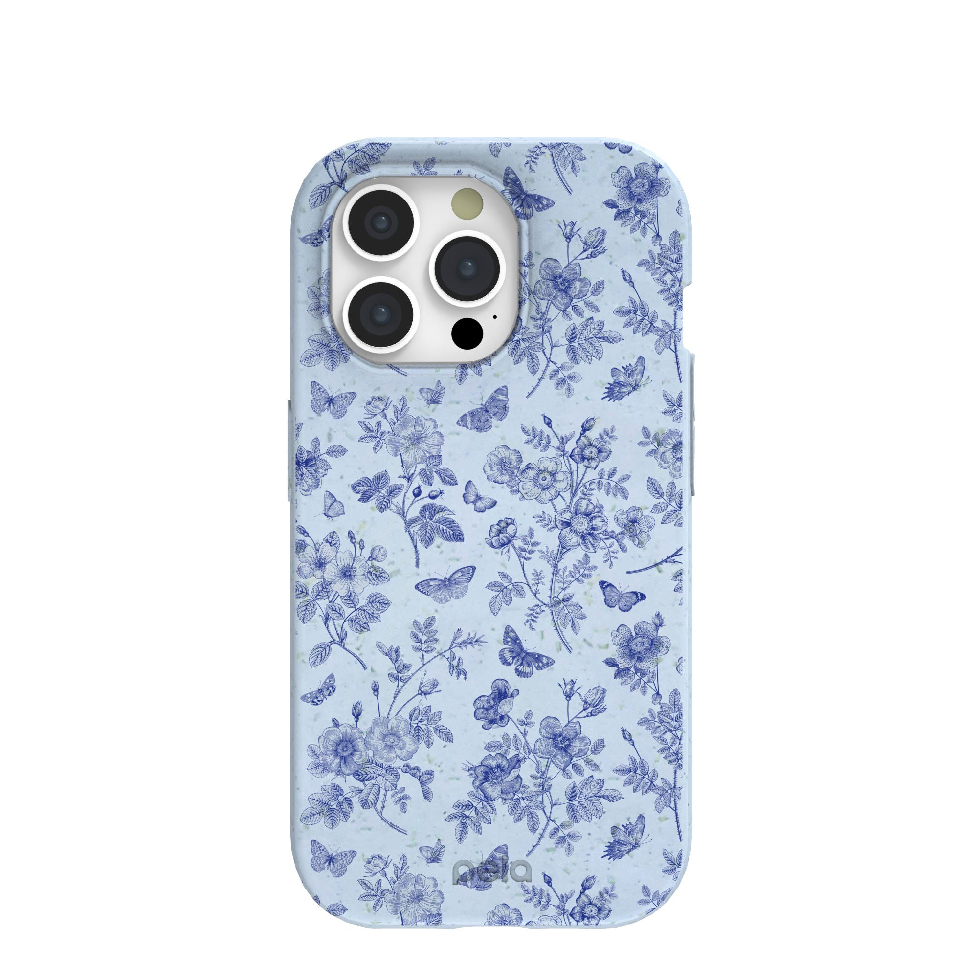 Powder Blue Porcelain iPhone 15 Pro Case – Pela Case