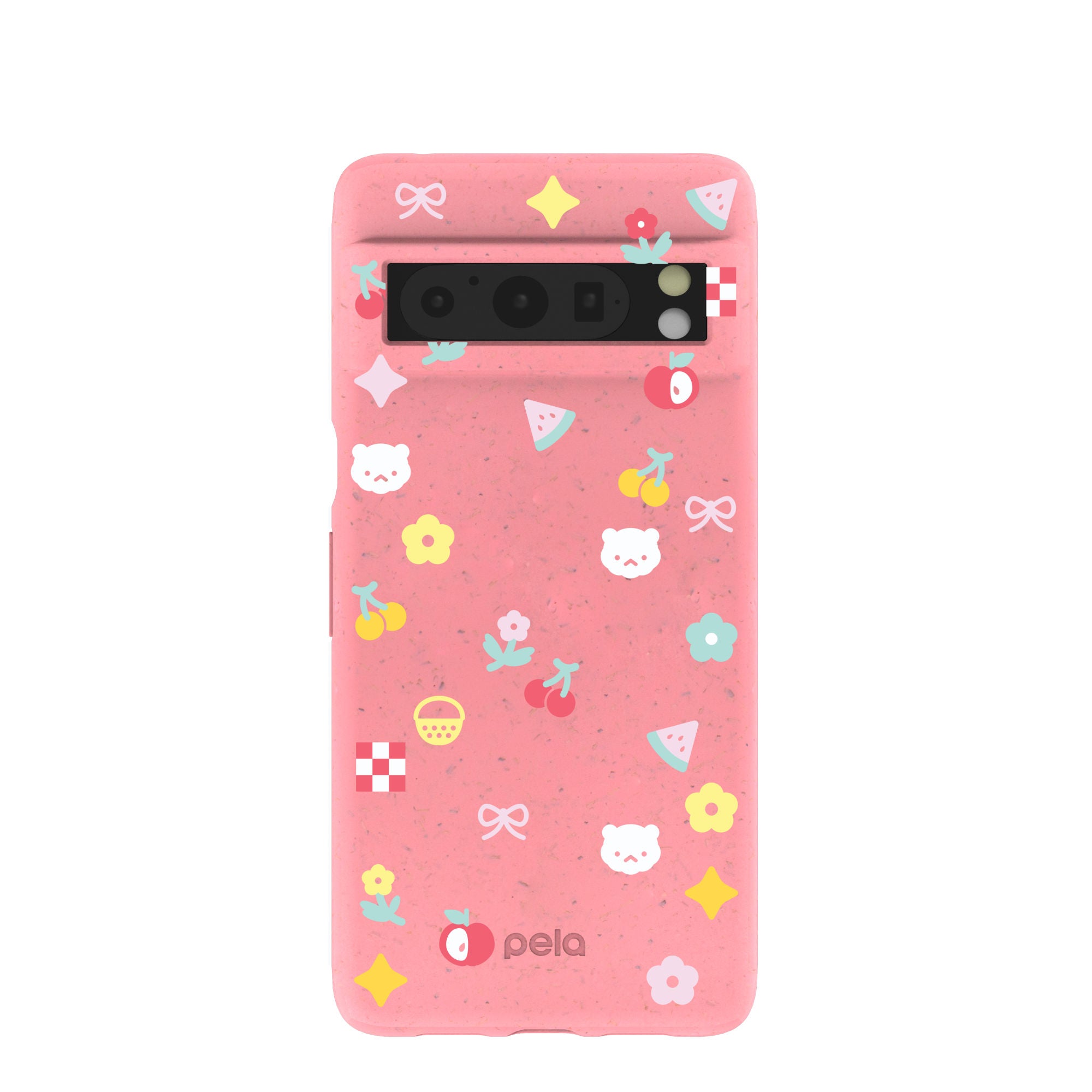 Bubblegum Pink Pretty Picnic Google Pixel 8 Pro Case – Pela Case