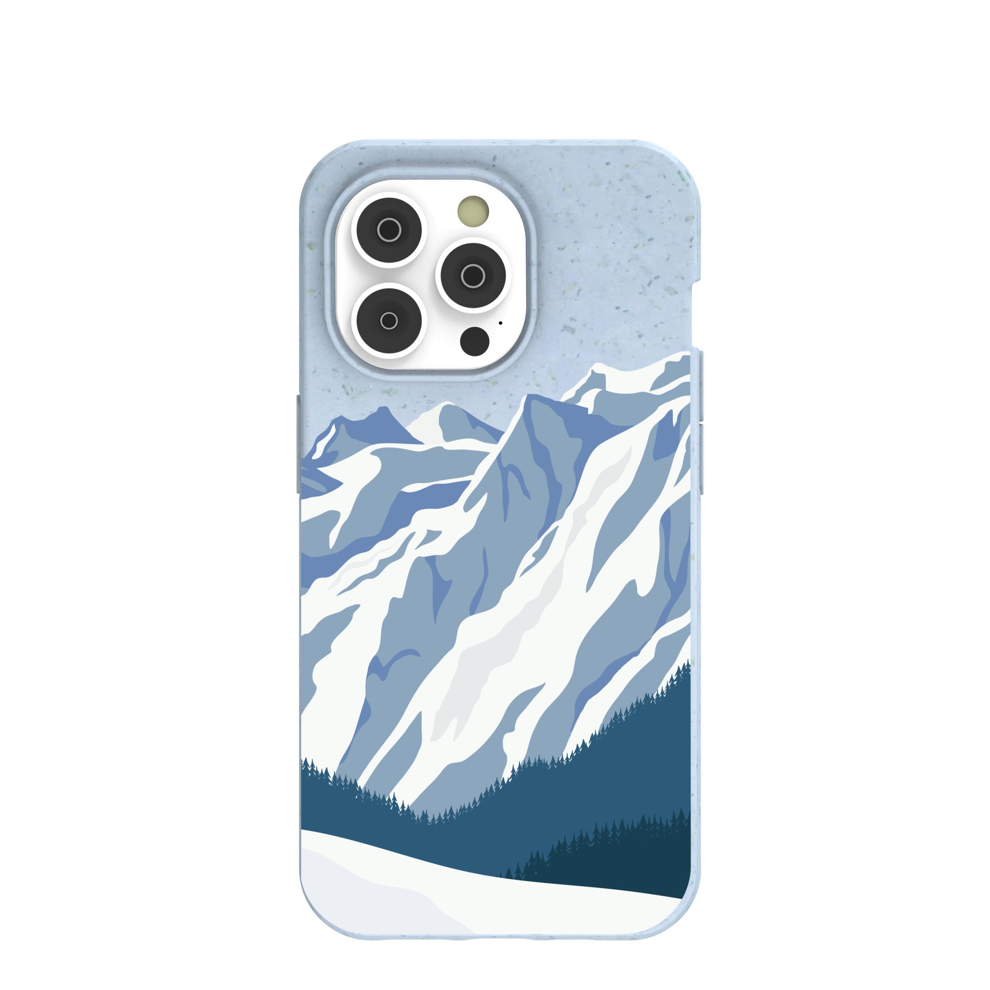 Powder Blue Slopes Calling iPhone 14 Pro Case – Pela Case