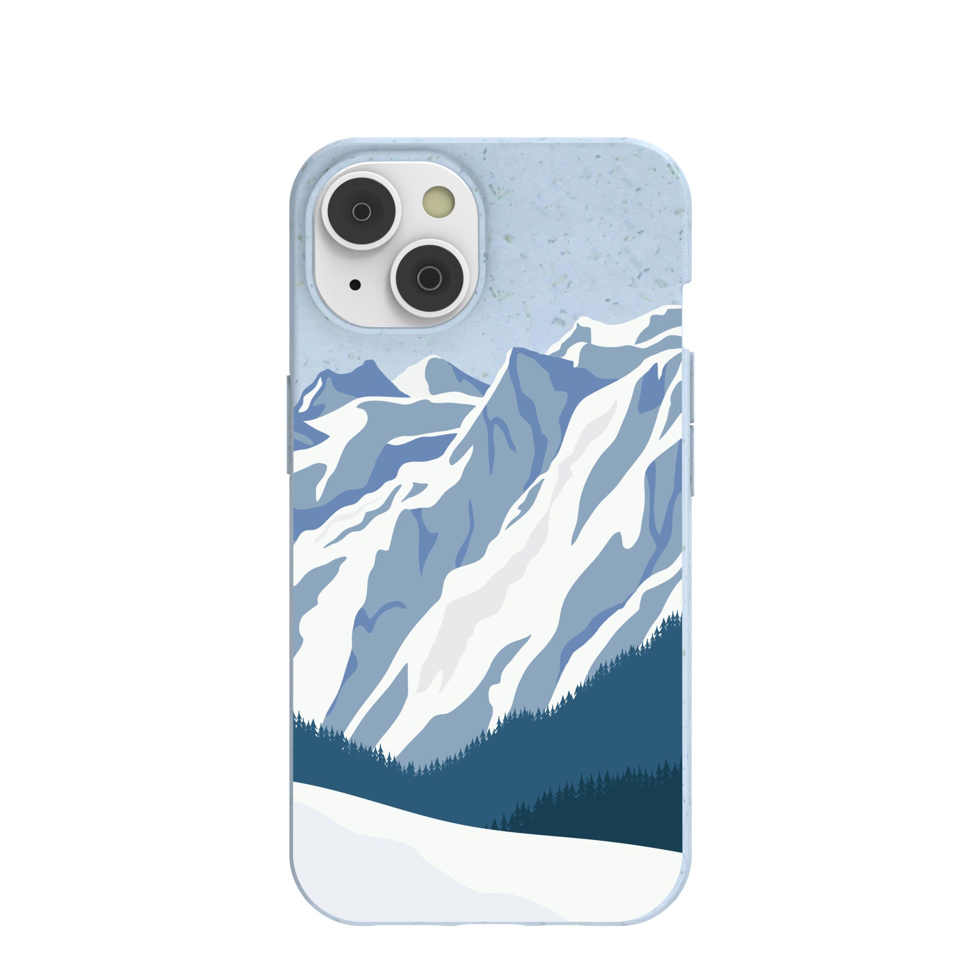 Powder Blue Slopes Calling iPhone 14/16e Case – Pela Case