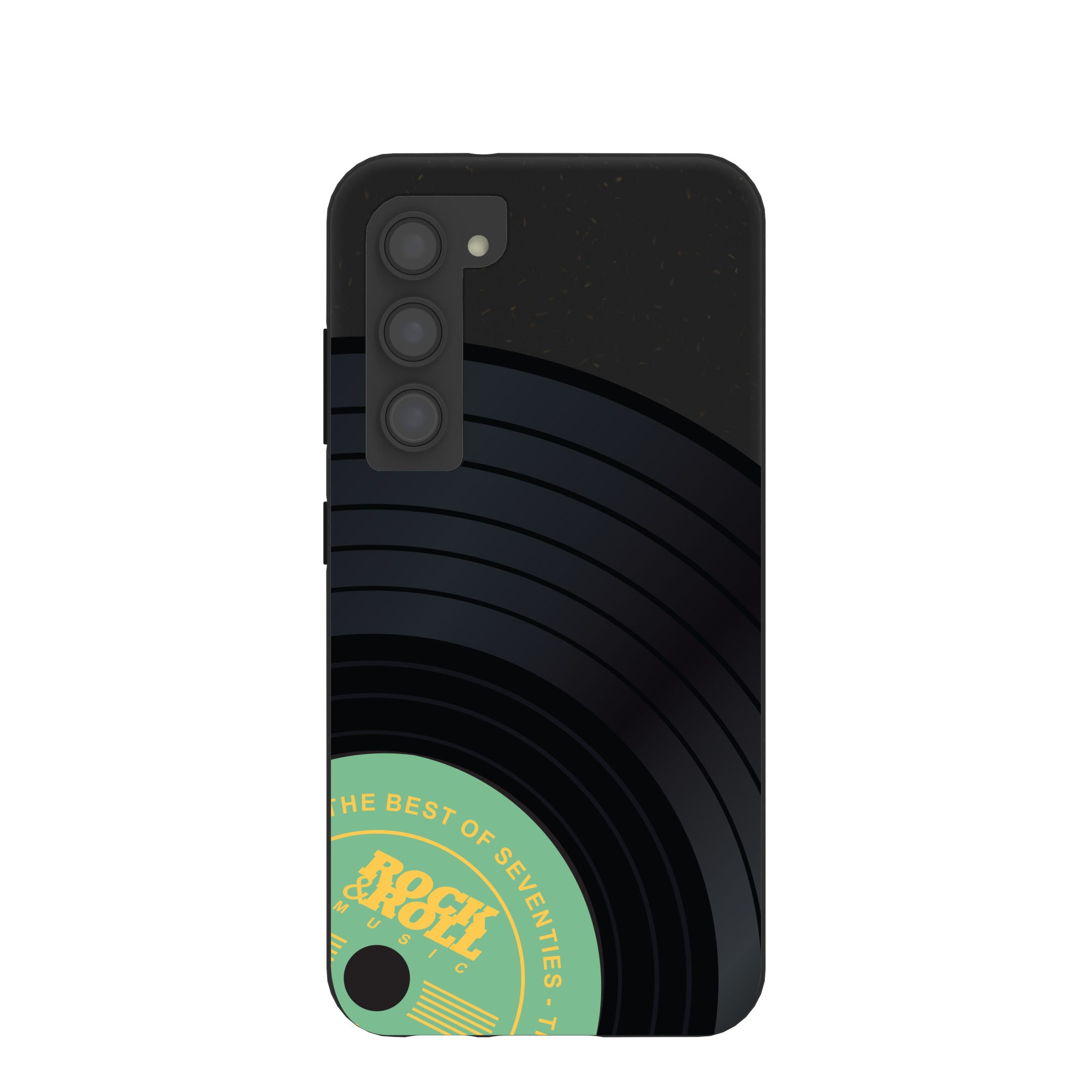 Black Vinyl Vibes Samsung Galaxy S23 Case – Pela Case