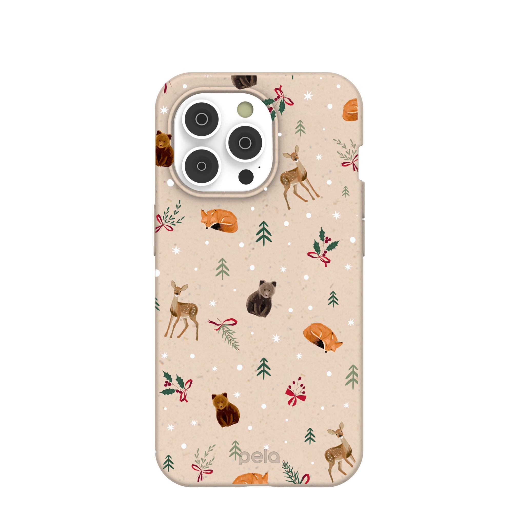 Seashell Winter Woodland iPhone 14 Pro Case – Pela Case