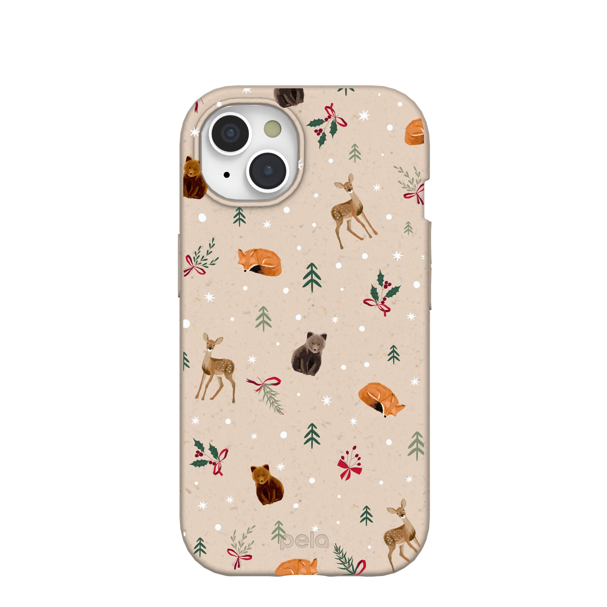 Seashell Winter Woodland iPhone 15 Case – Pela Case